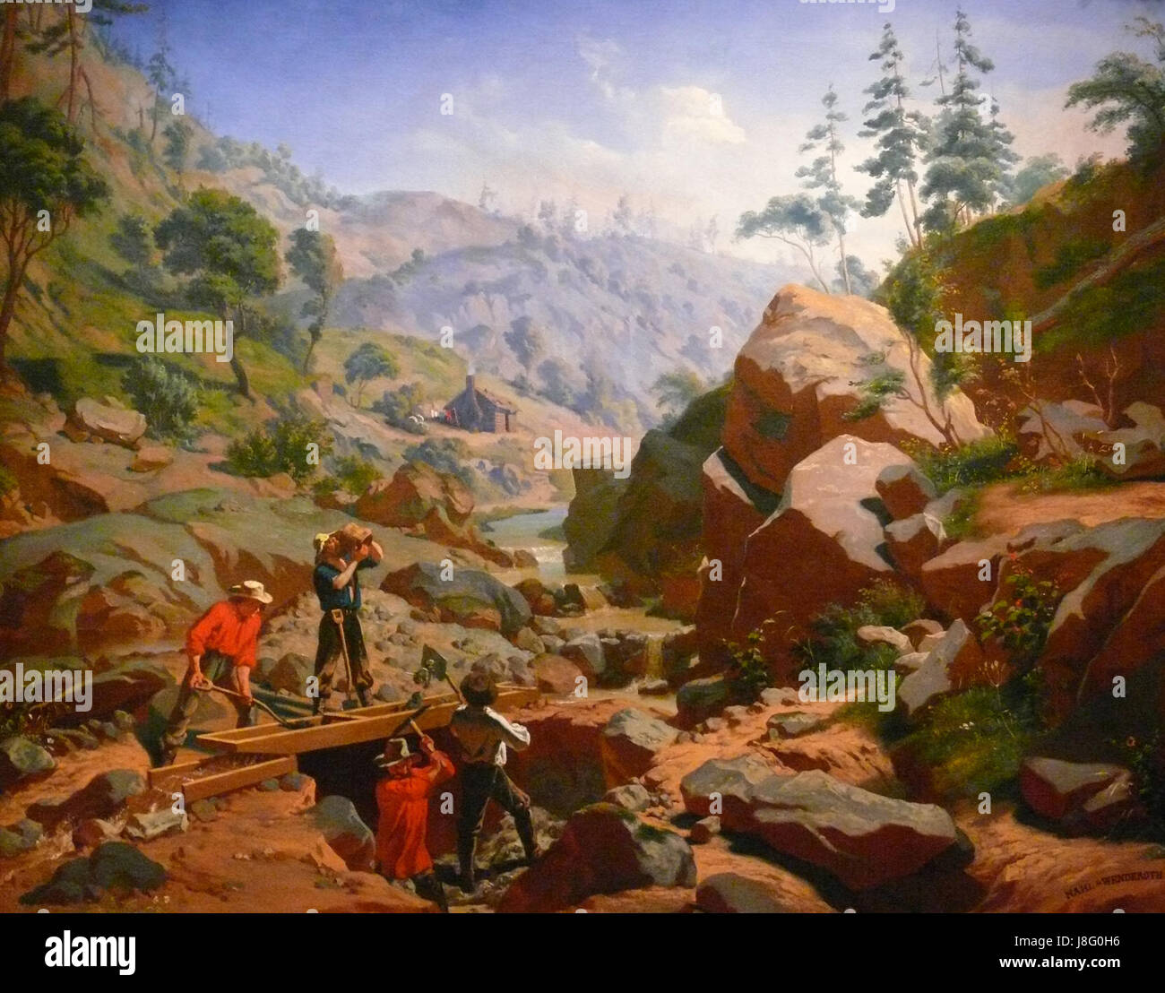 'Miners in the Sierras' captures the experiences of individuals working ...