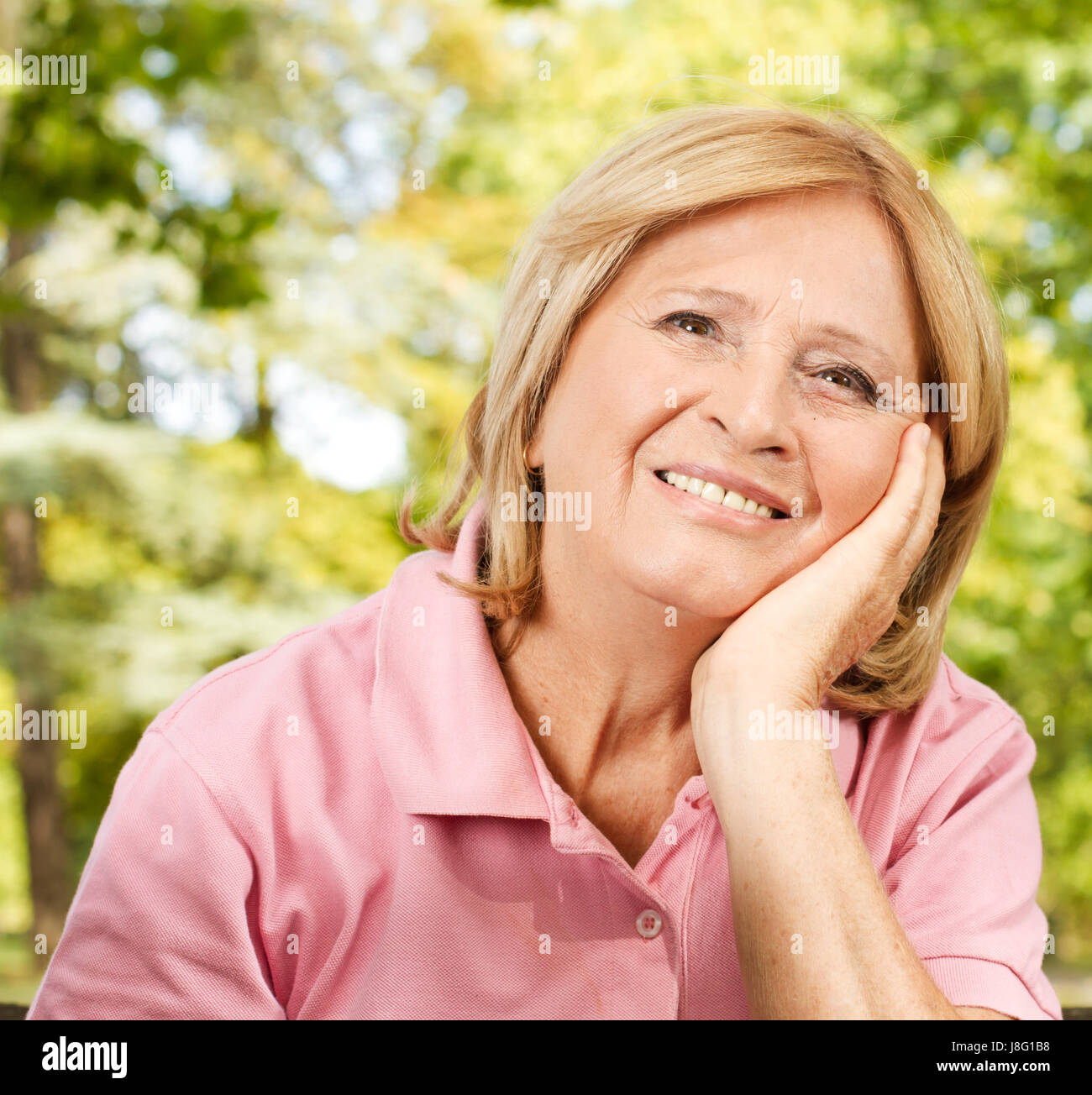 woman, women, lifestyle, portrait, relaxed, retirement, delighted ...