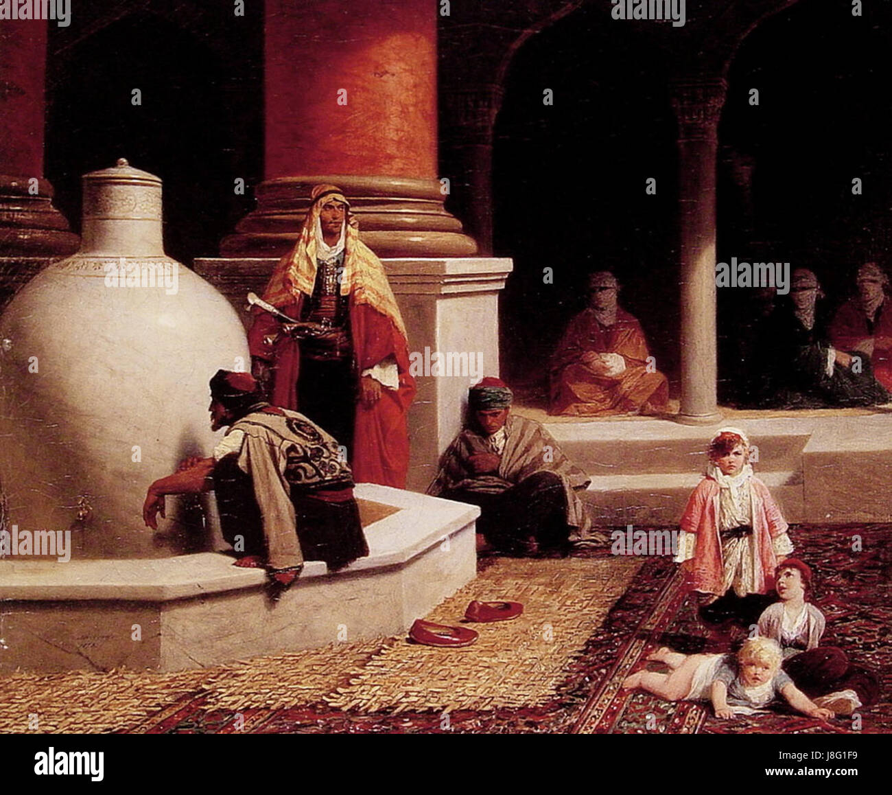 In the Harem Stock Photo - Alamy