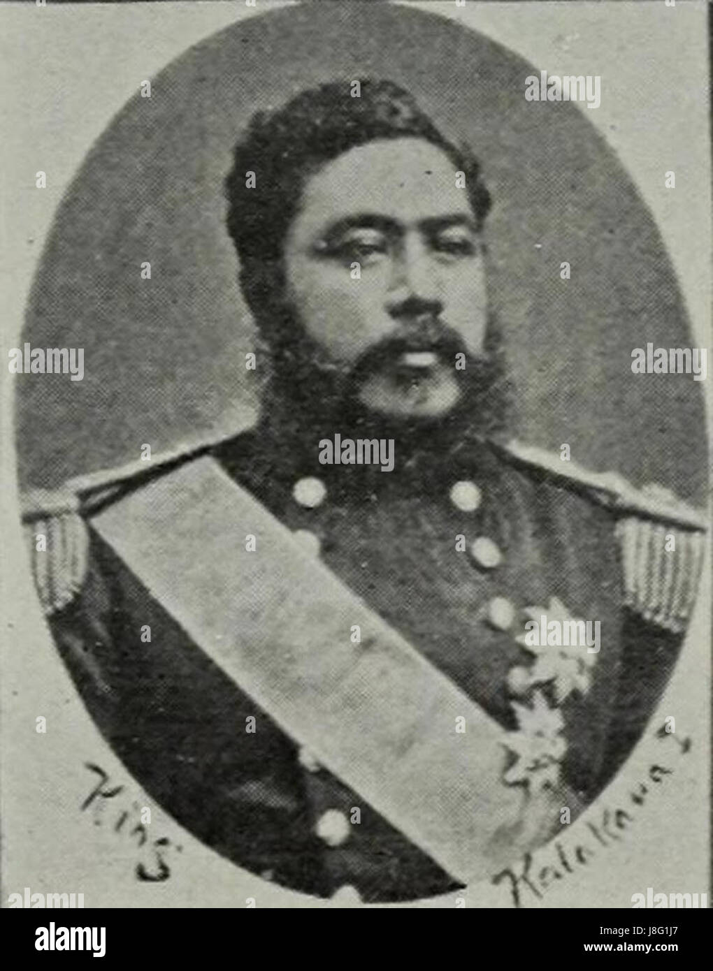 Kalakaua, King of Hawaii Stock Photo - Alamy