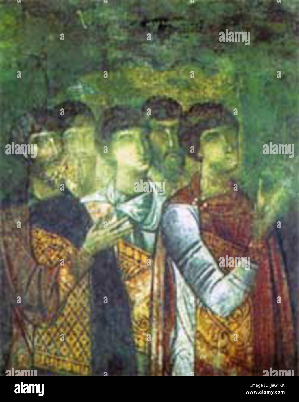 The fresco titled 'Doomsday' from the Bachkovo Monastery in Bulgaria ...