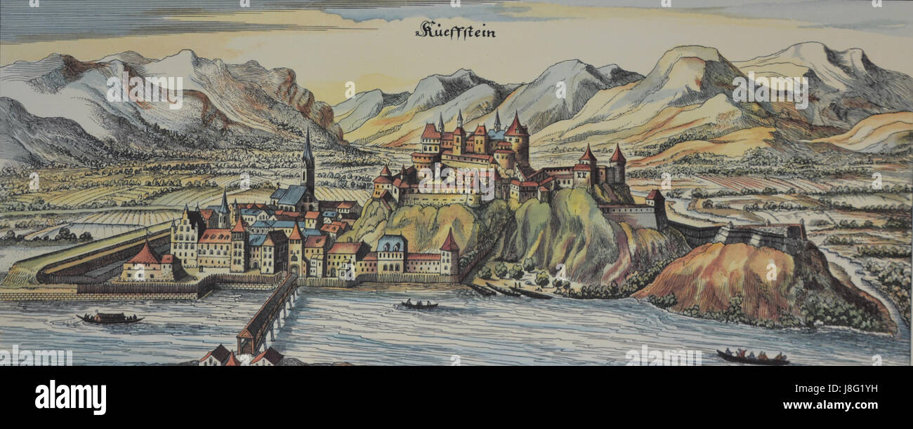 Kufstein map hi-res stock photography and images - Alamy