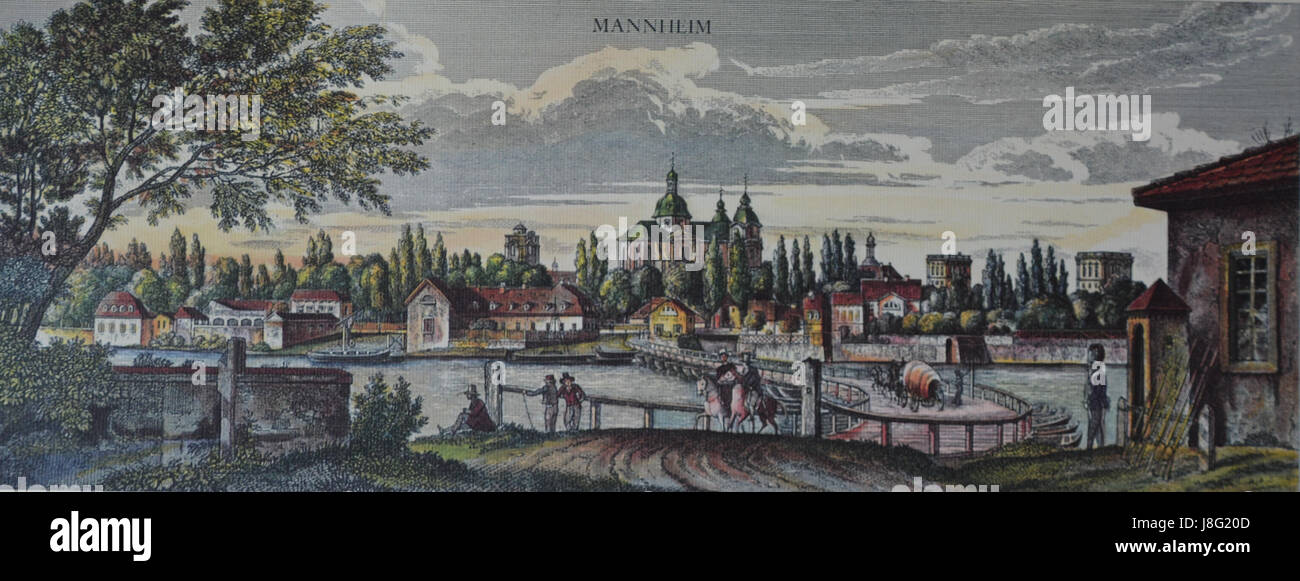 Map of mannheim hi-res stock photography and images - Alamy