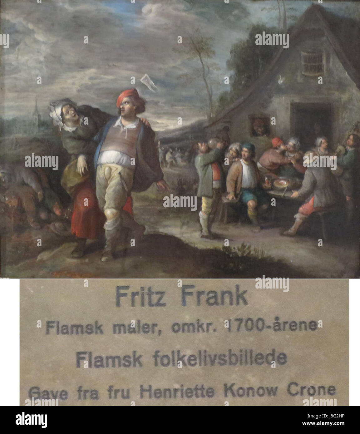 Fritz Frankâ€™s *Flemish Folk Festival* from around 1700 depicts a ...