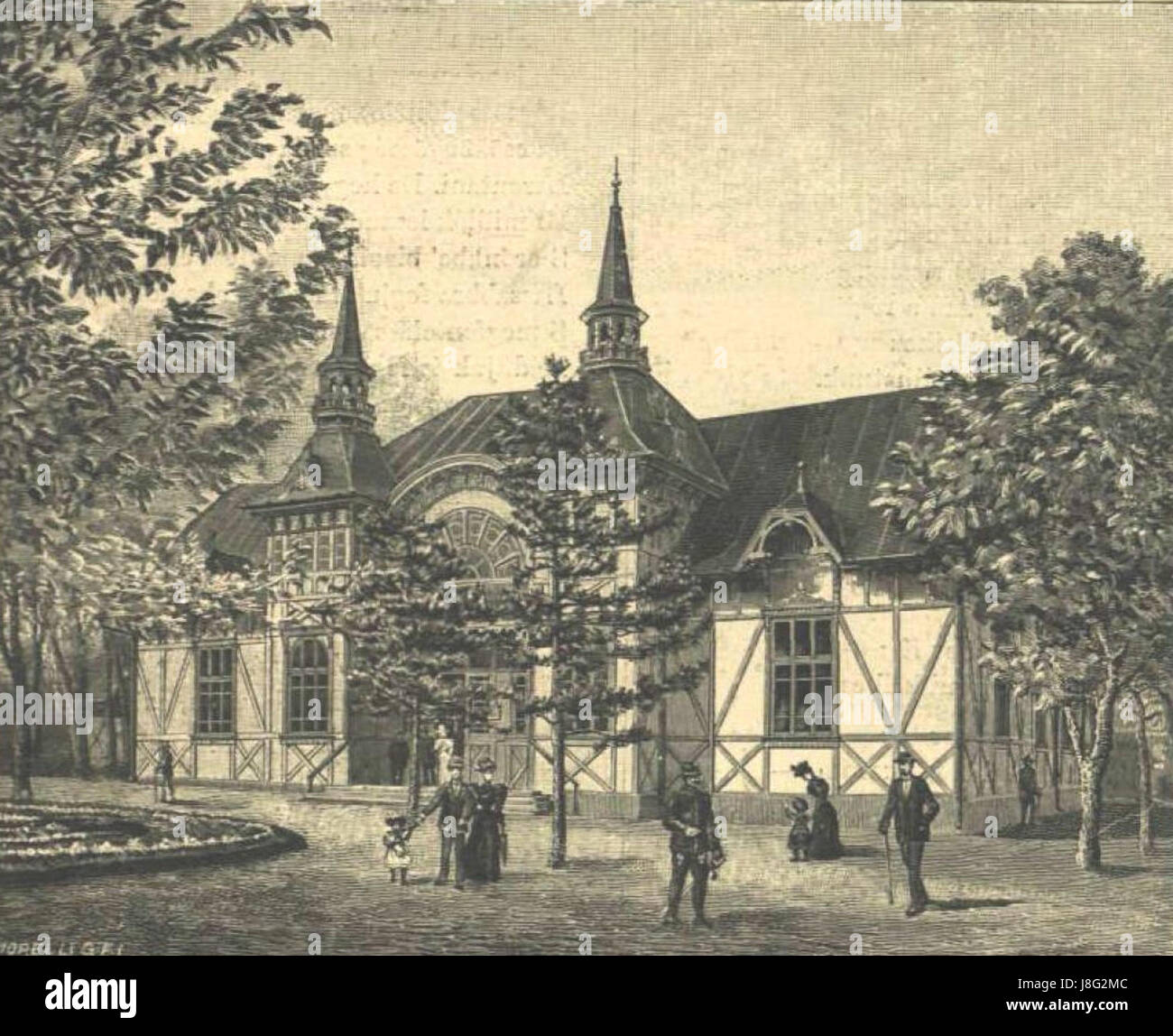 The Gyermekpavilon (Children's Pavilion) built in 1896 in Hungary, is a ...