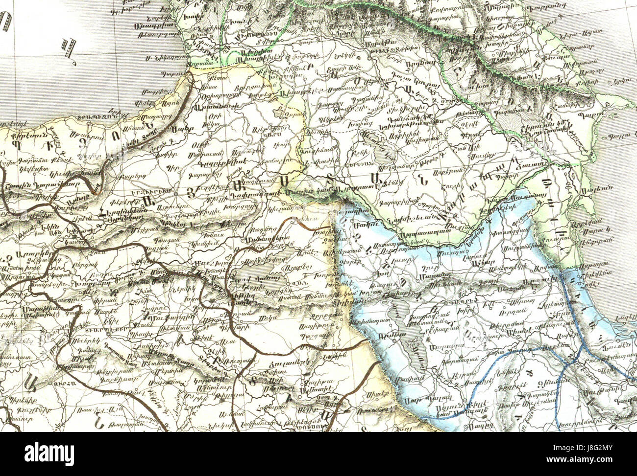 This map is a detail from the first Armenian-language Atlas of the ...