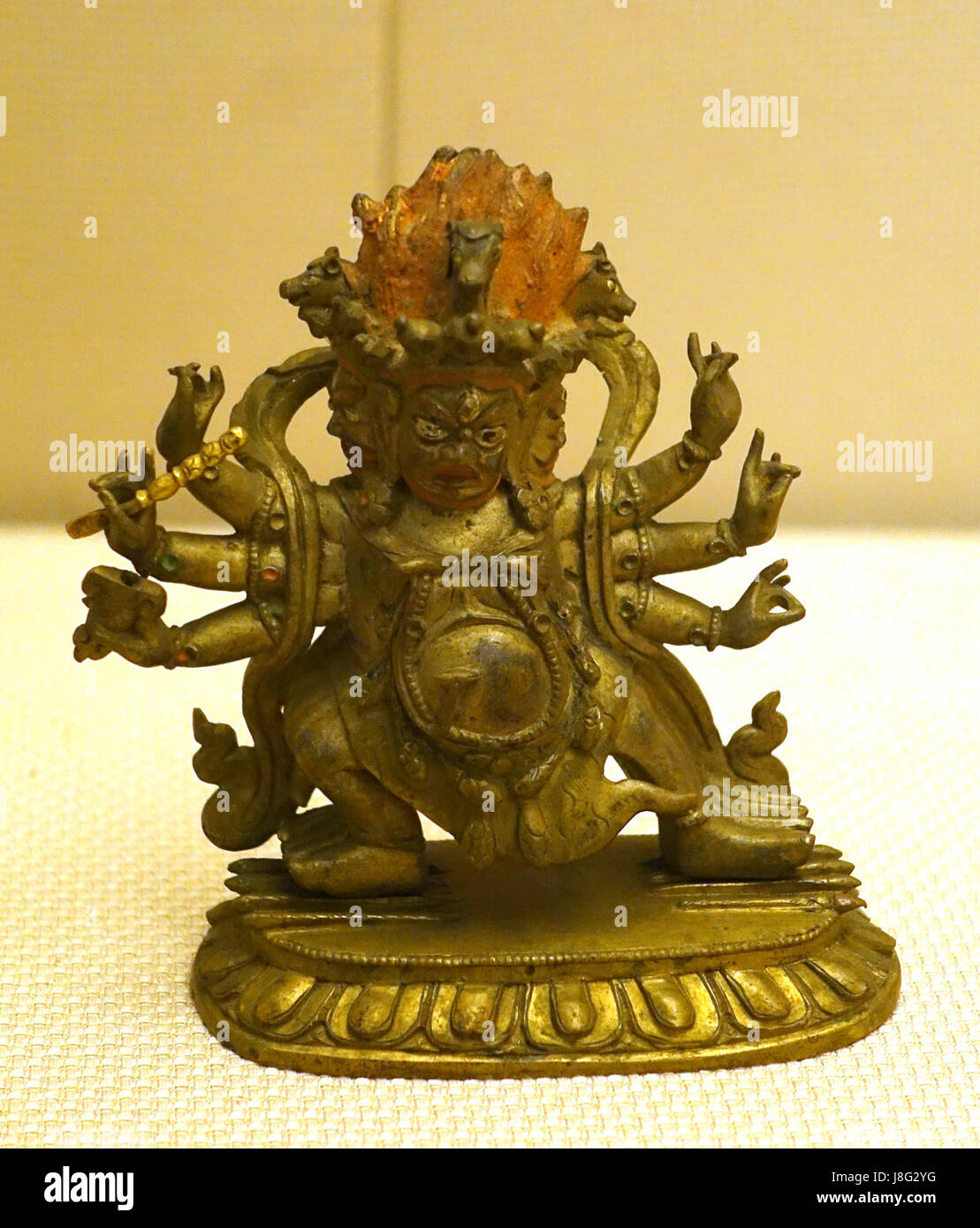 Hayagriva, Tibet, 1644 1911 AD, gilt copper Sichuan Provincial Museum ...