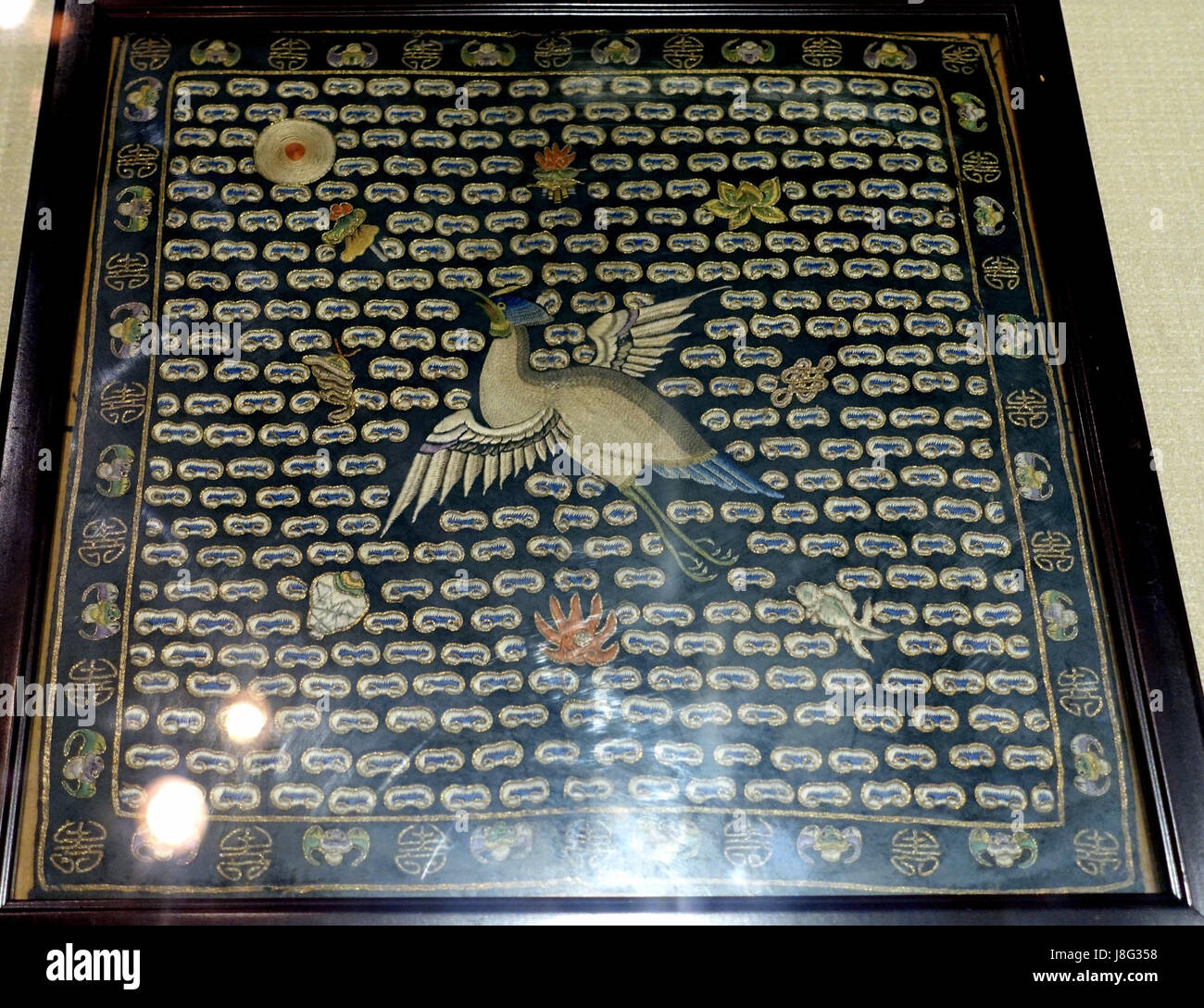 The Mandarin square, displayed in the Sichuan University Museum in ...