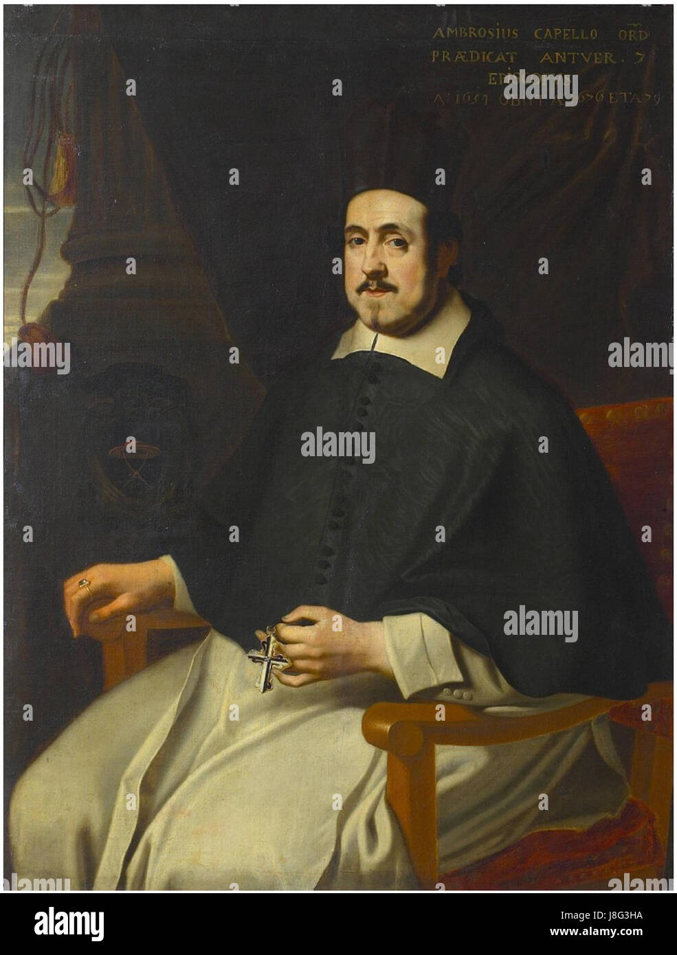 Jacob van Reesbroeck Portrait of Ambrosius Capello Stock Photo - Alamy