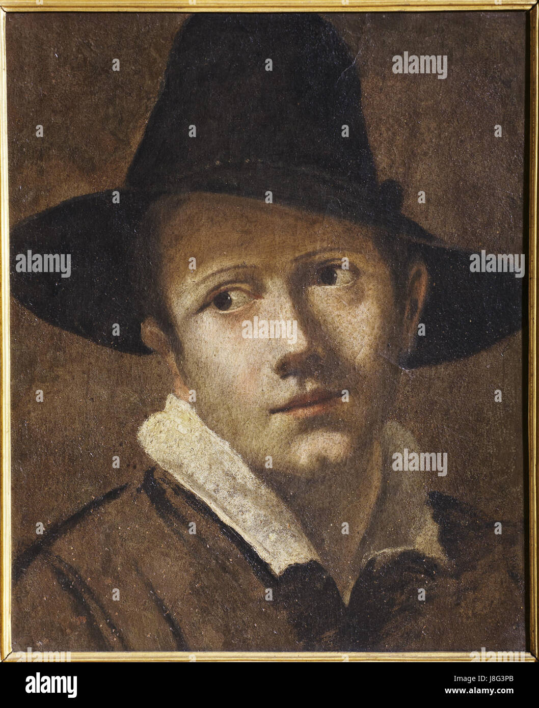 A portrait of a young man by Italian Baroque artist Ludovico Carracci ...