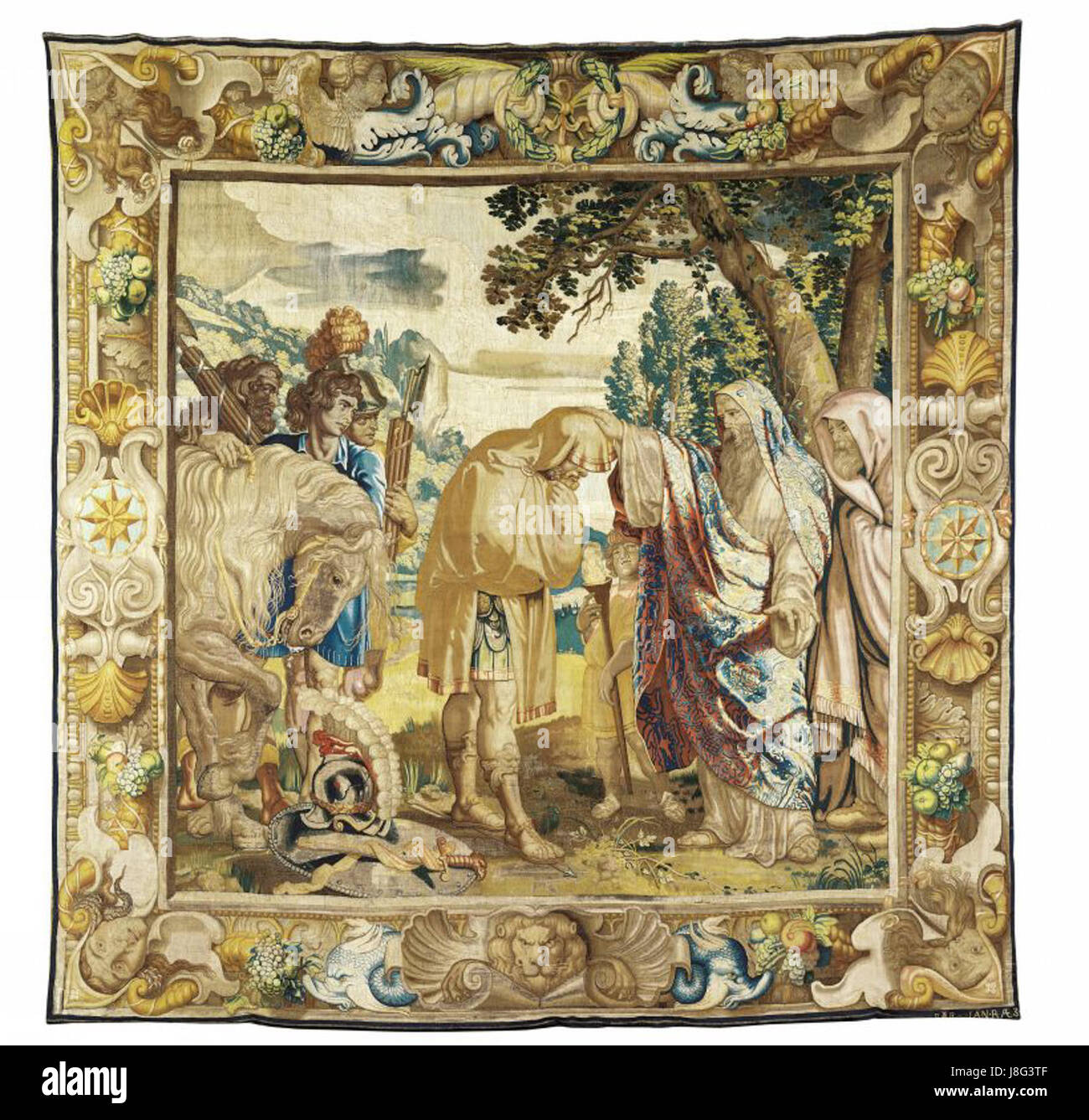 'La Devotio di Decio Mure' is an artwork depicting the Roman nobleman ...