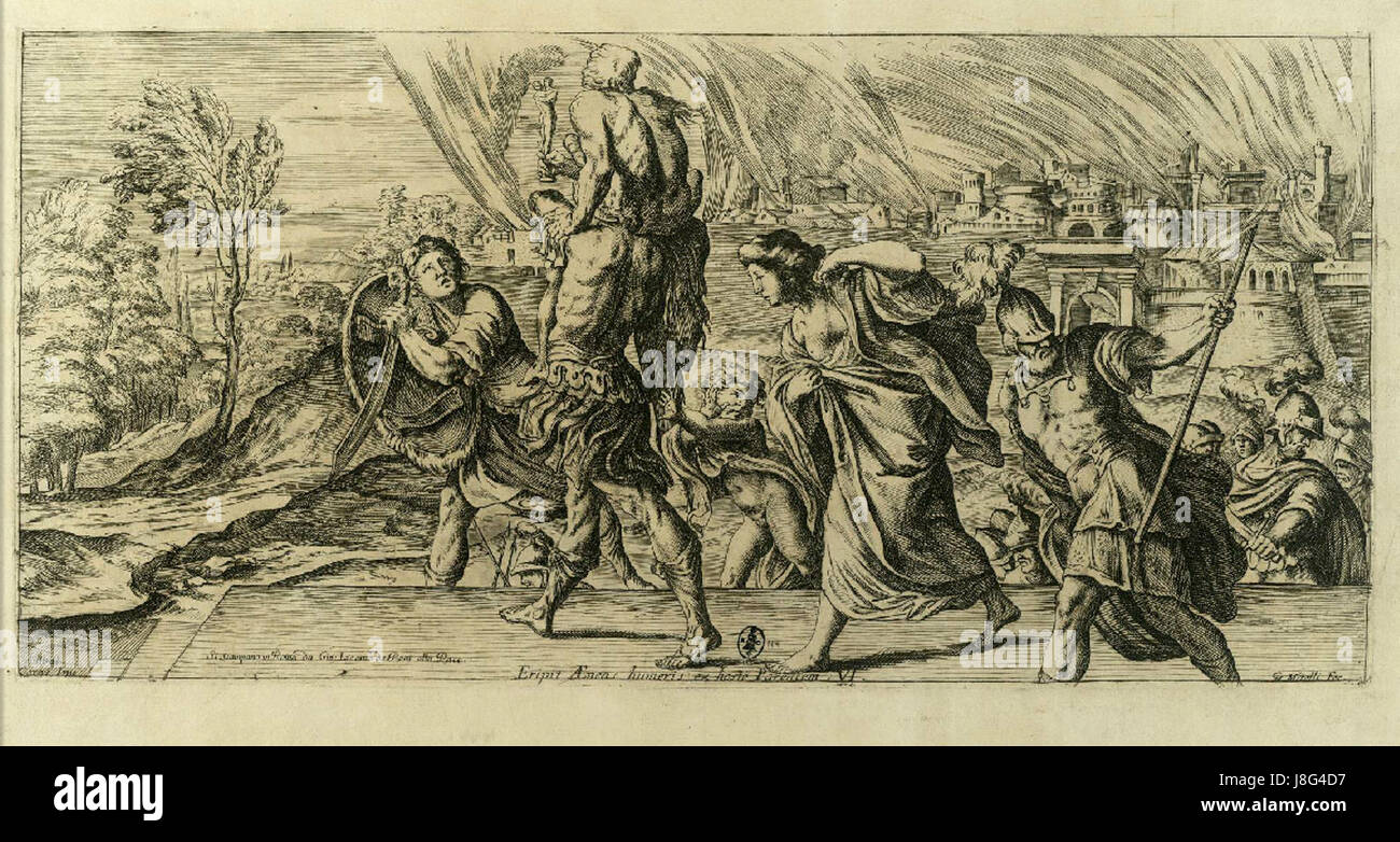 Flight of aeneas from troy hi-res stock photography and images - Alamy