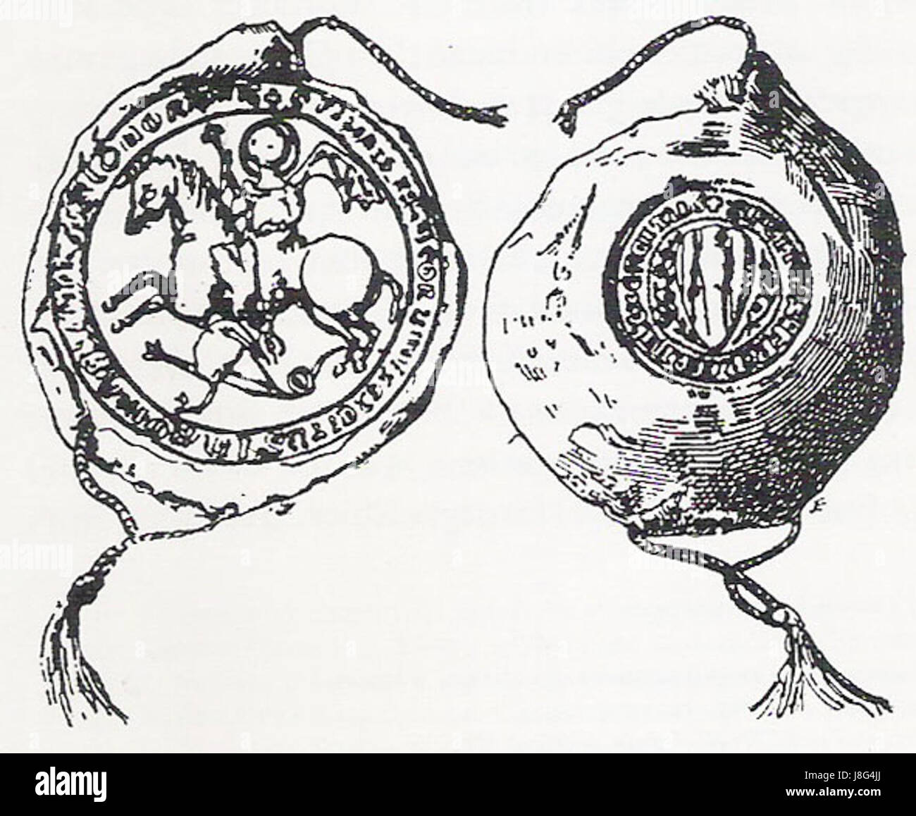 'Gran Companyia Catalana segell 1305' refers to a historical seal ...