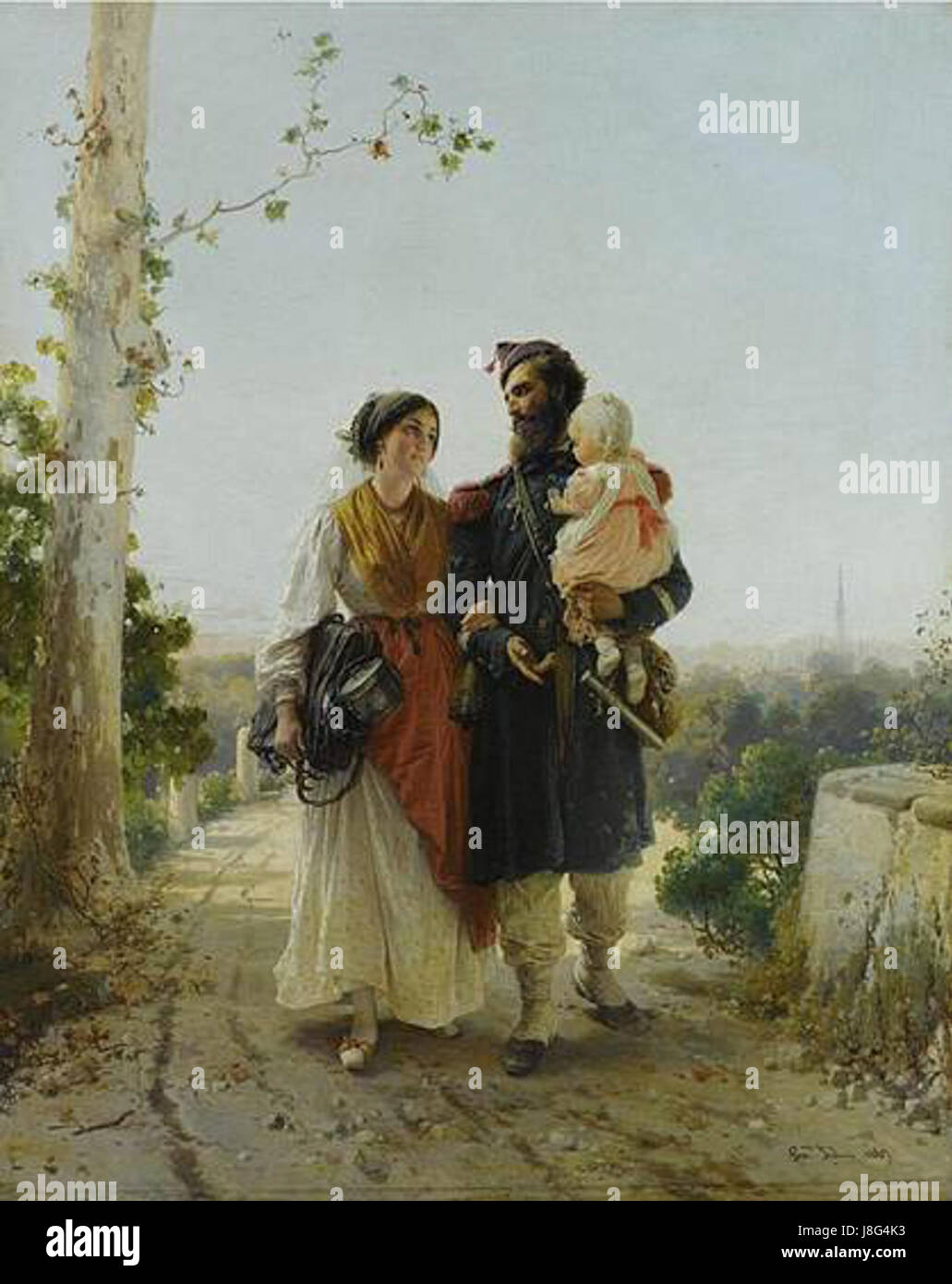 Induno painting hi-res stock photography and images - Alamy