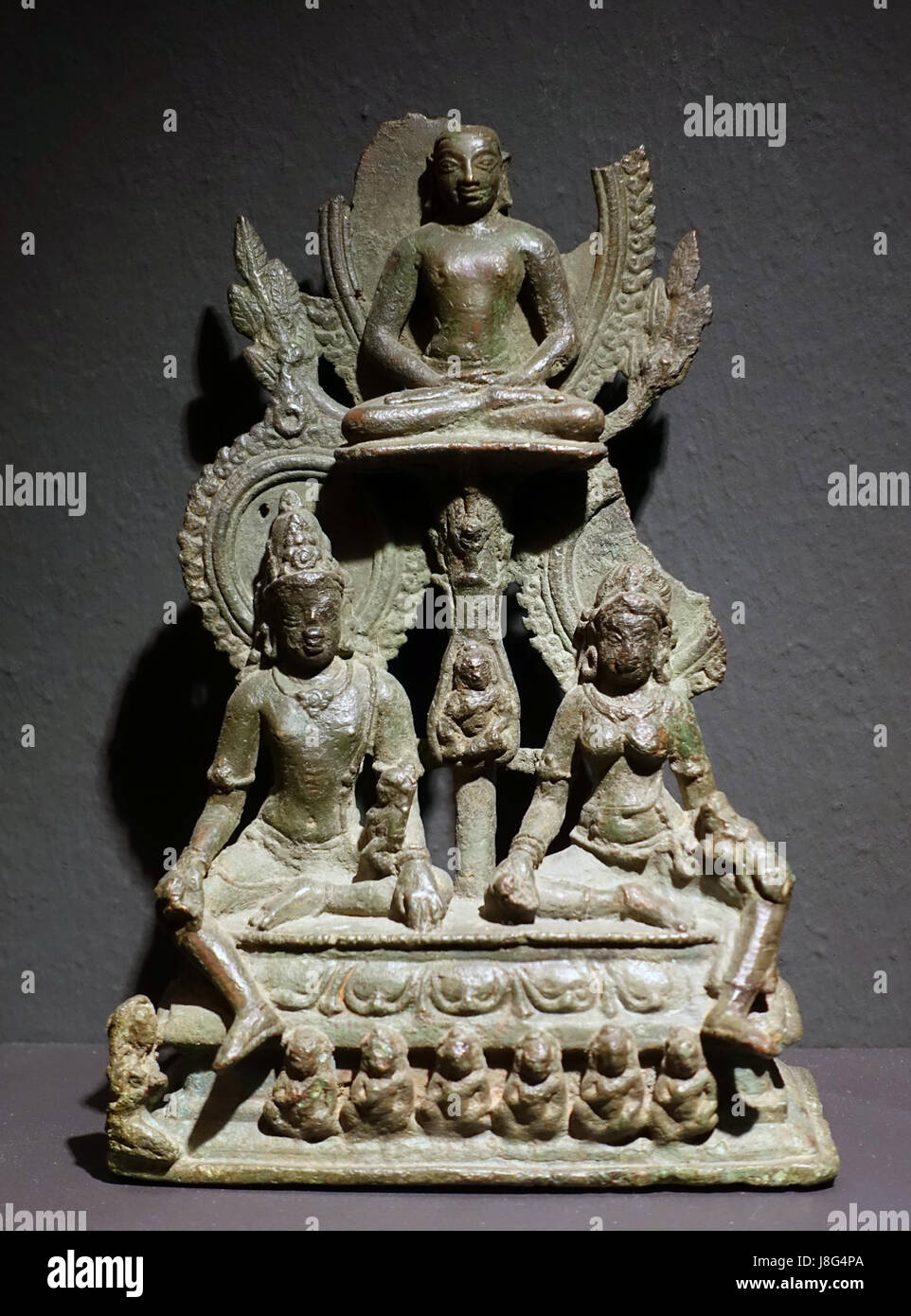 Jina pair with Tirthankara, East Bengal, Pala period, 9th century AD ...