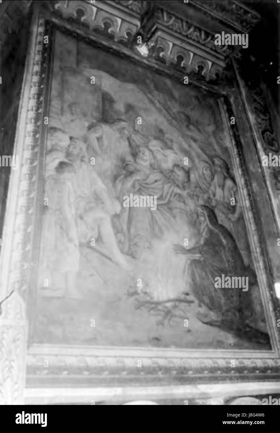 Misu Popp's painting titled 'Lepadarea lui Petru' depicts a historical ...