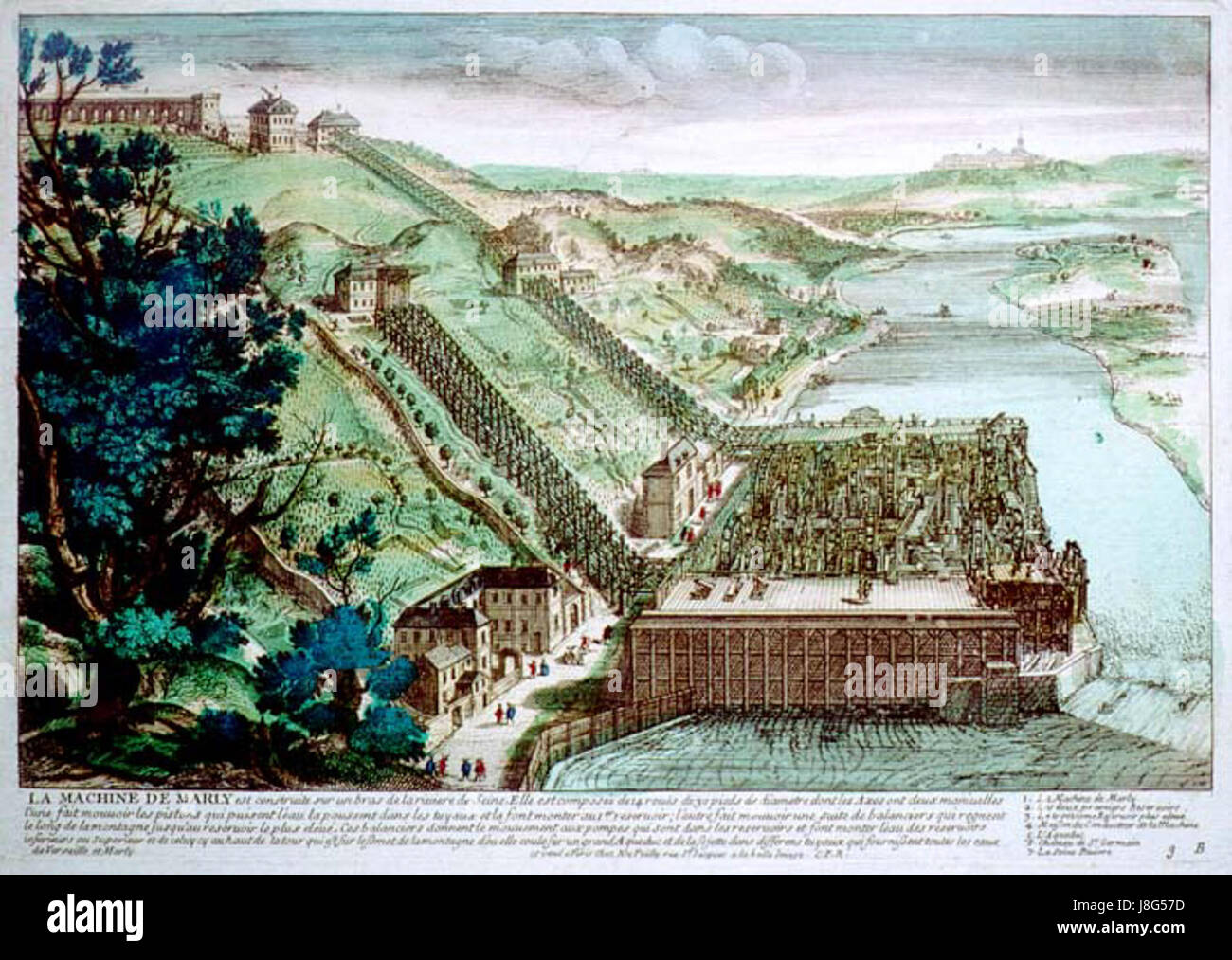 Maschine Marly refers to a mechanical system associated with the Marly ...