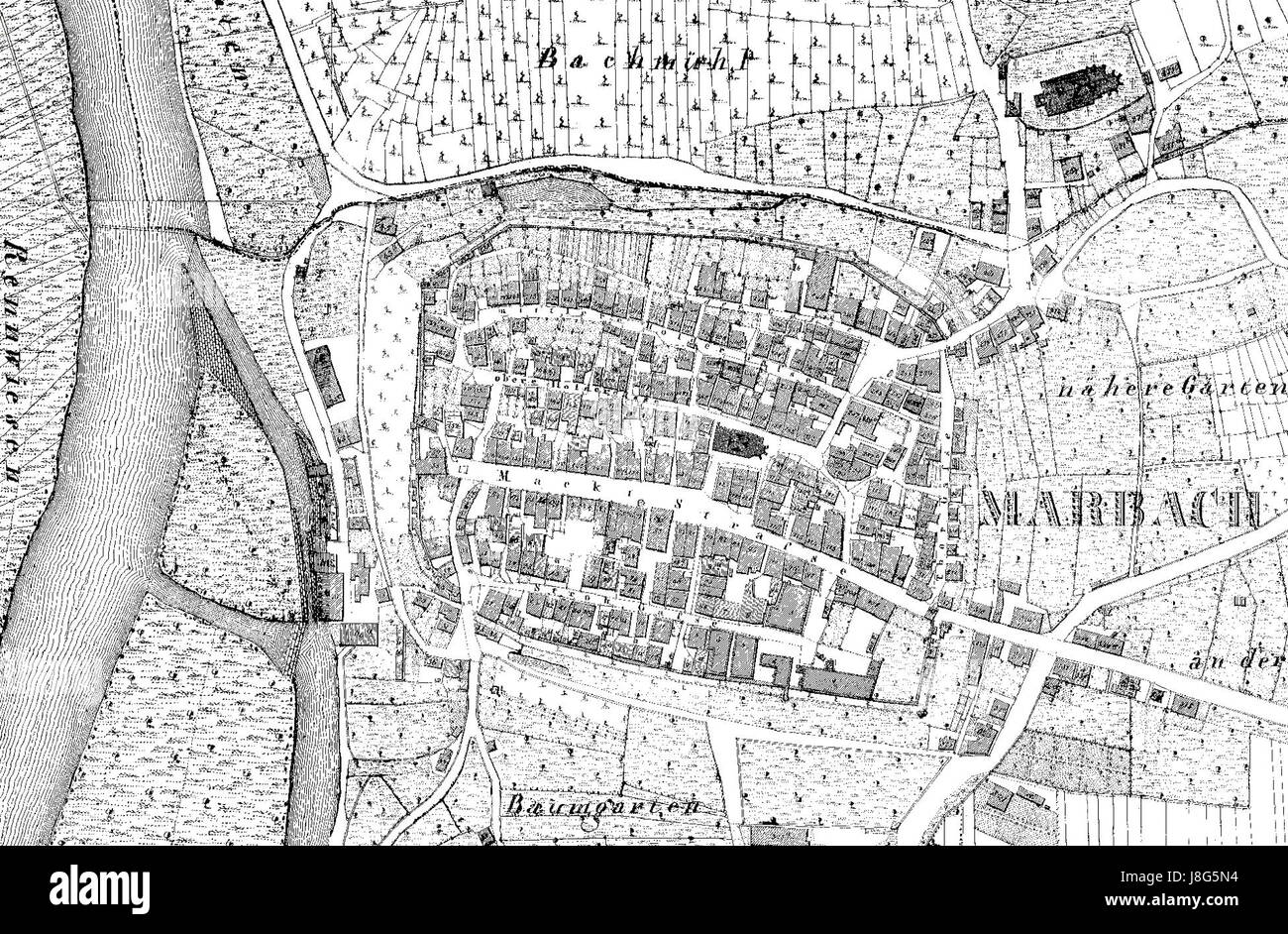 1832 map Black and White Stock Photos & Images - Alamy