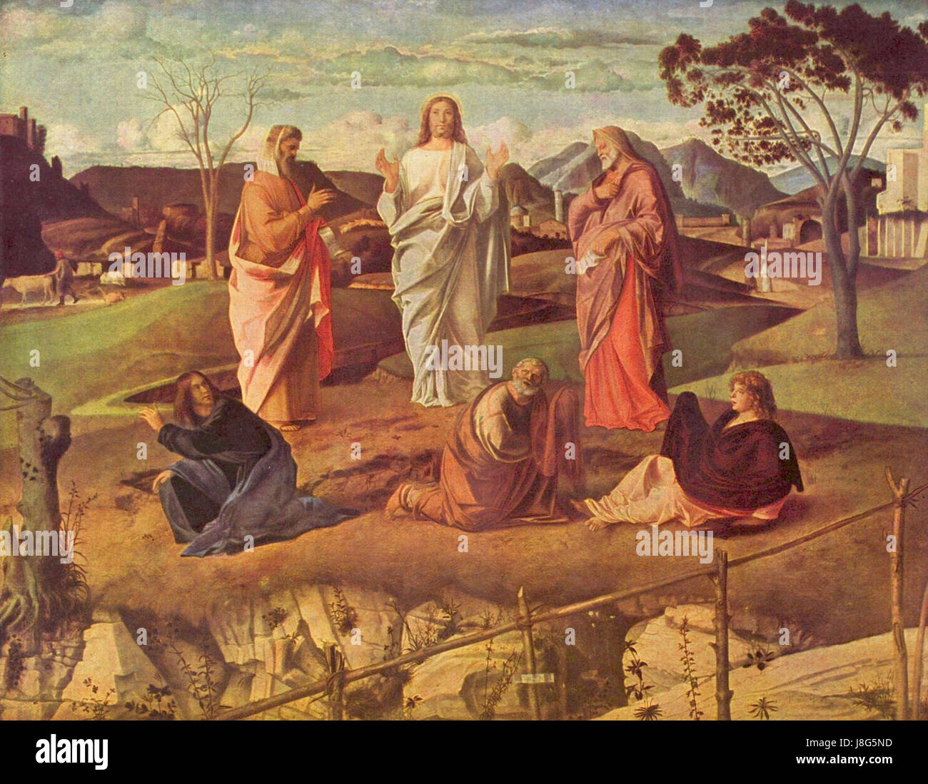 Giovanni Bellini's 'Trasfigurazione di Cristo' (Transfiguration of Christ) is a renowned ...