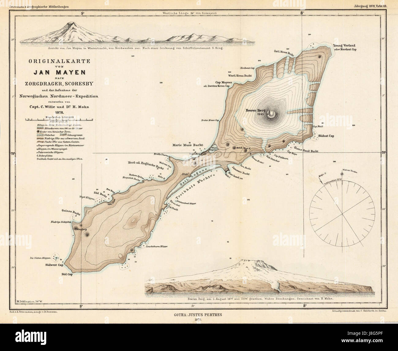 Jan mayen 1878 Stock Photo - Alamy