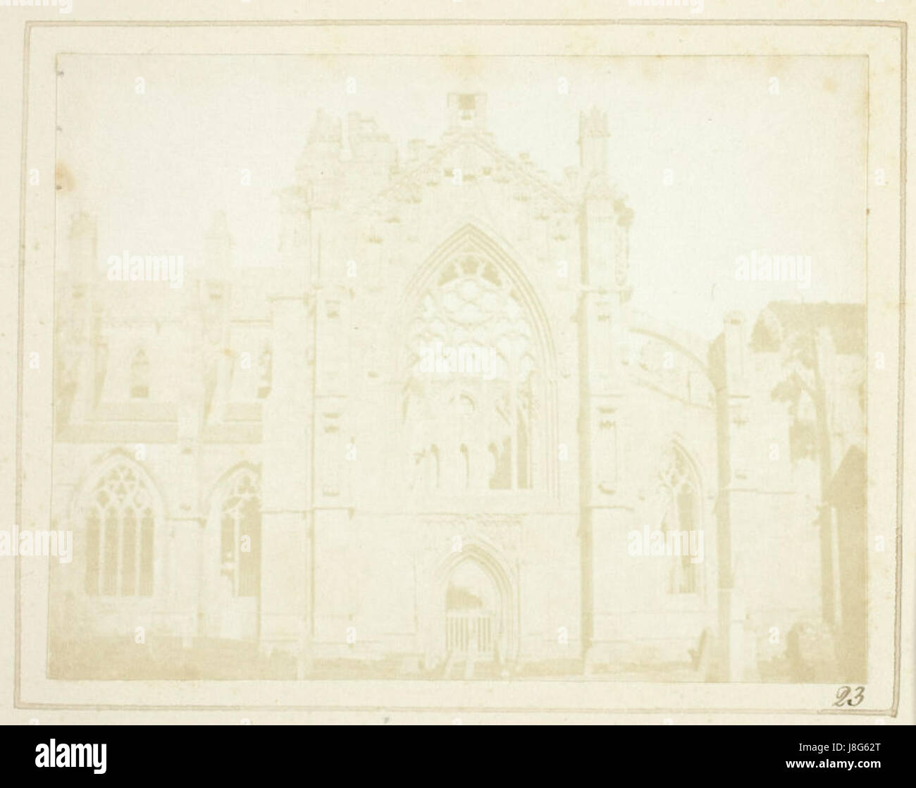 Melrose map hi-res stock photography and images - Alamy