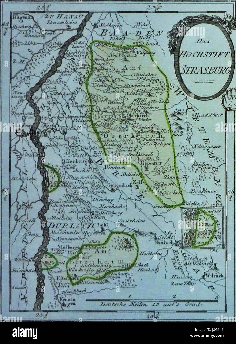 Map of strasburg hi-res stock photography and images - Alamy