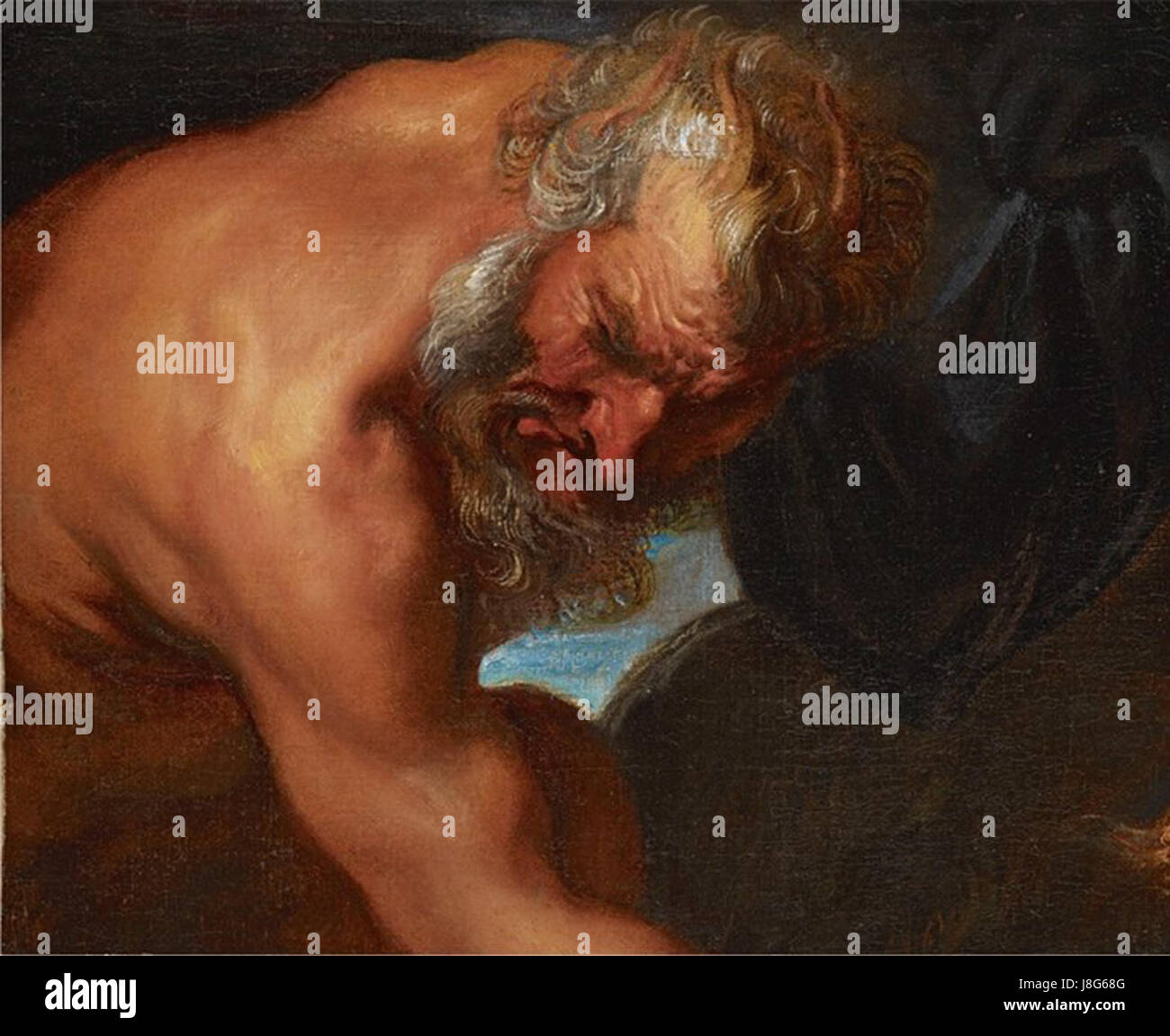 A fragment from 'Jupiter and Antiope,' a painting by Sir Anthony Van ...