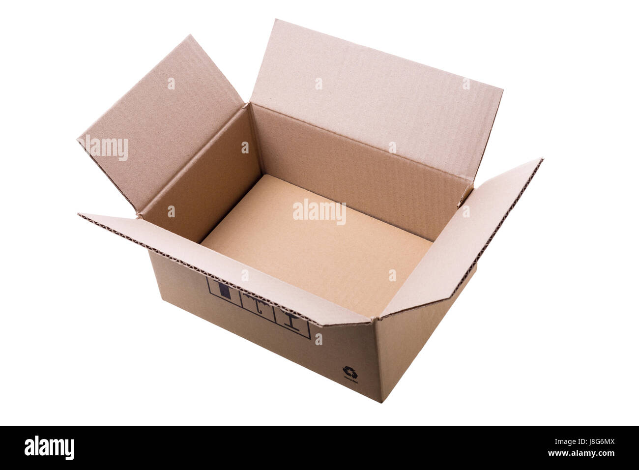 Open Cardboard Box Stock Photo - Alamy