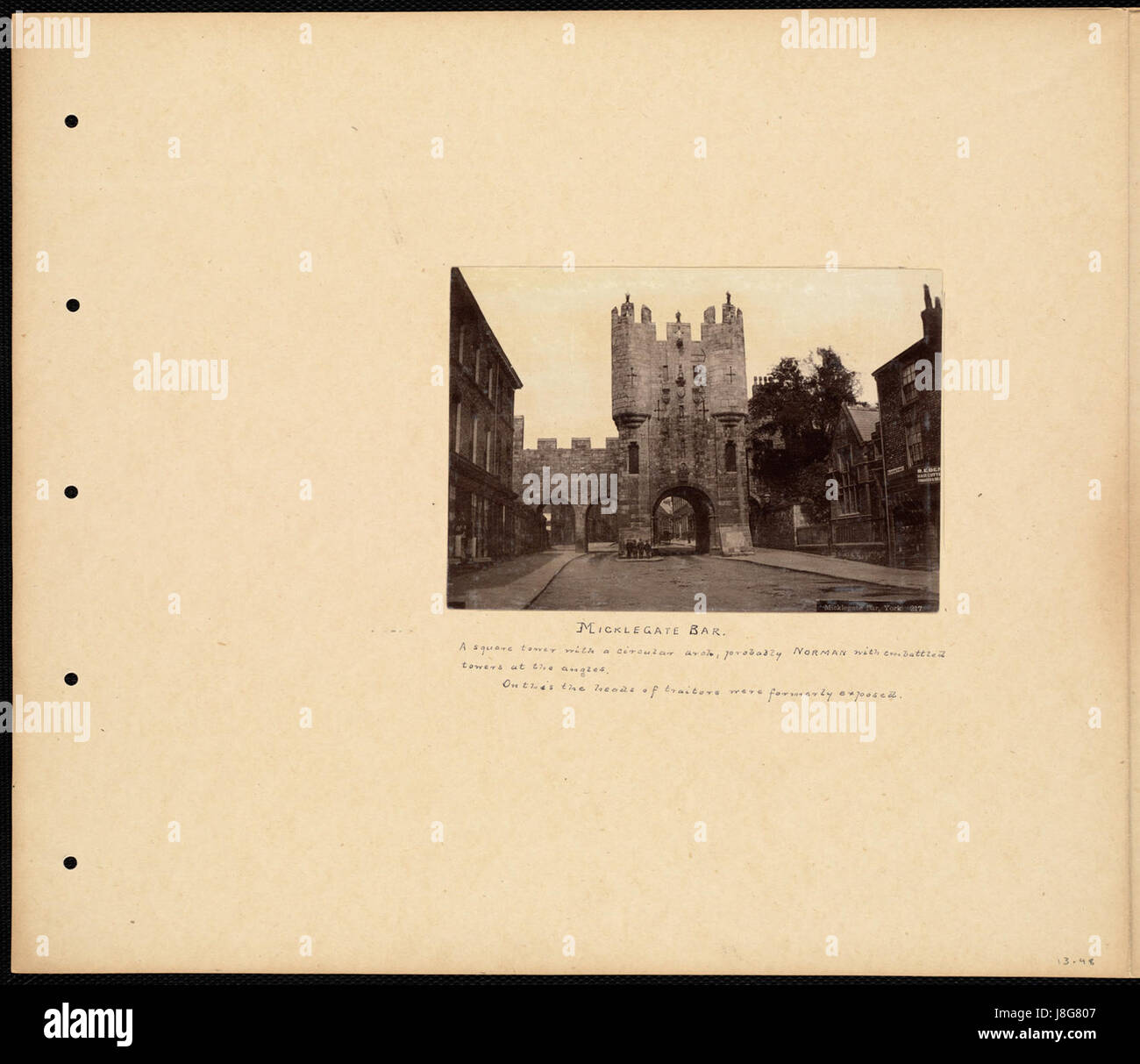 Micklegate Bar is one of the historic gateways to the city of York ...