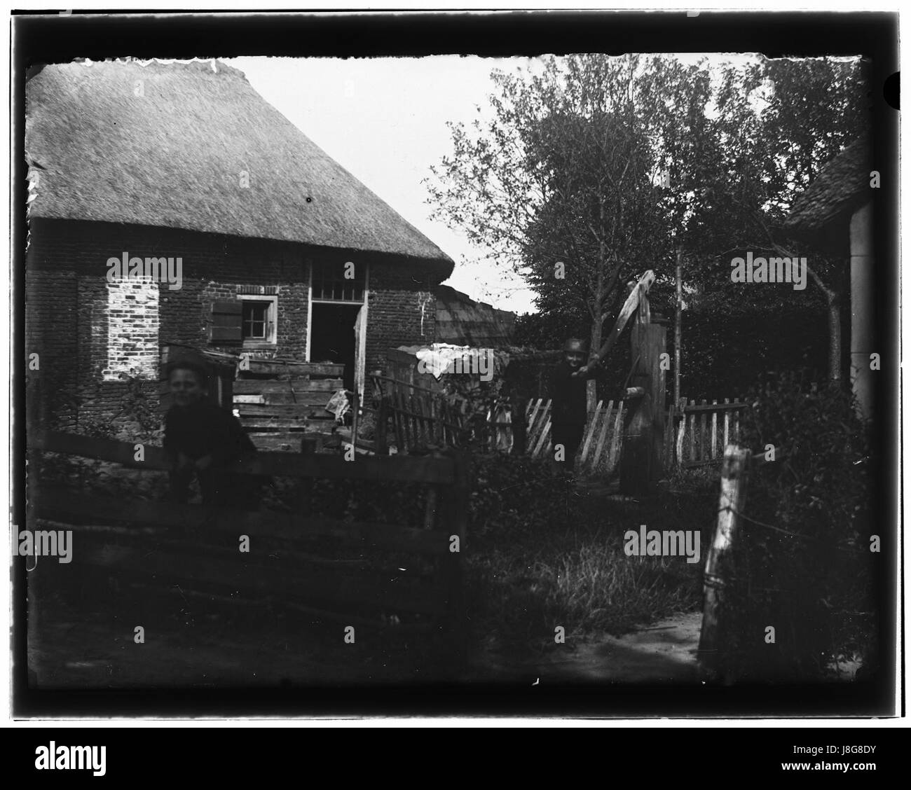 A photograph taken by Jacob Olie of Laren, a village in North Holland ...
