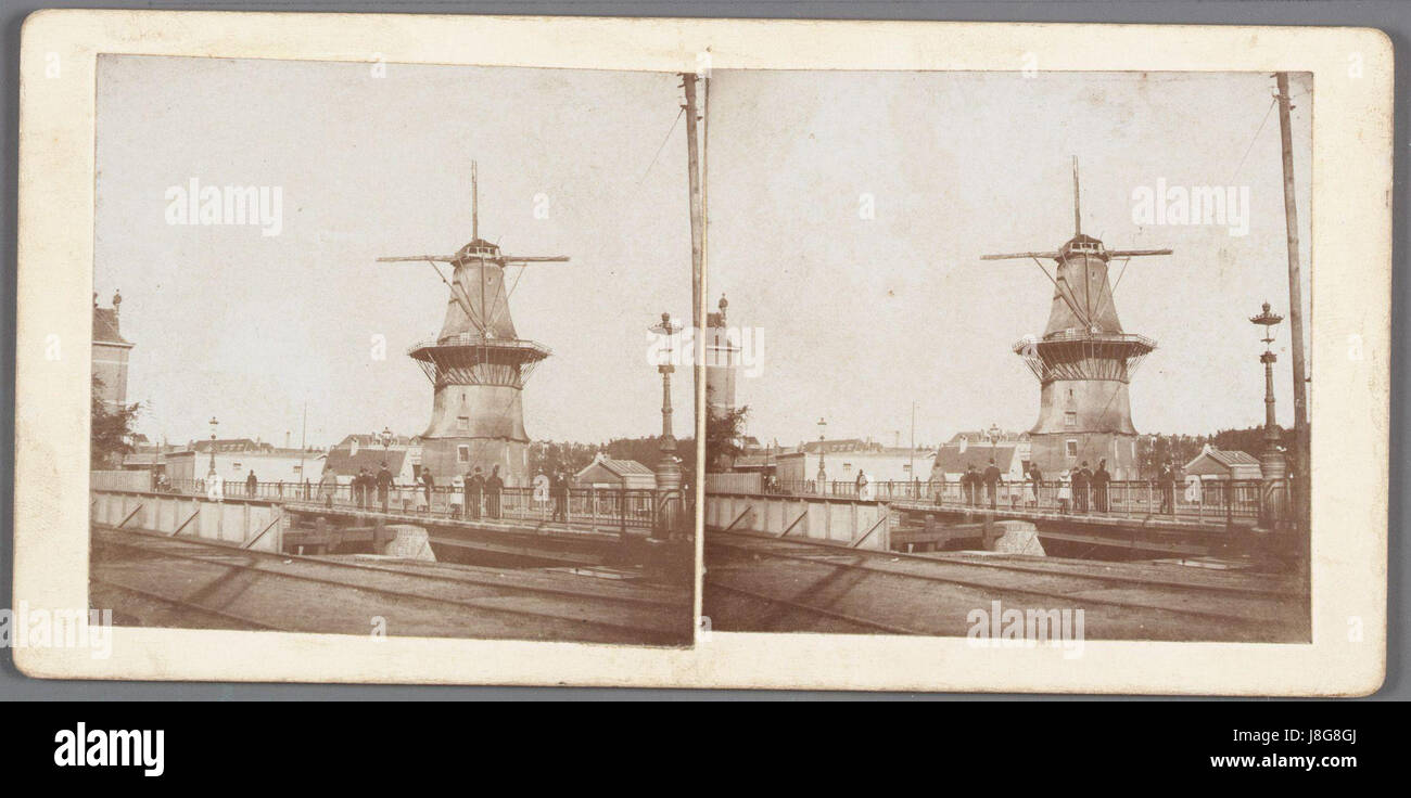 Molen de Gooyer is a windmill in Amsterdam, Netherlands. This ...