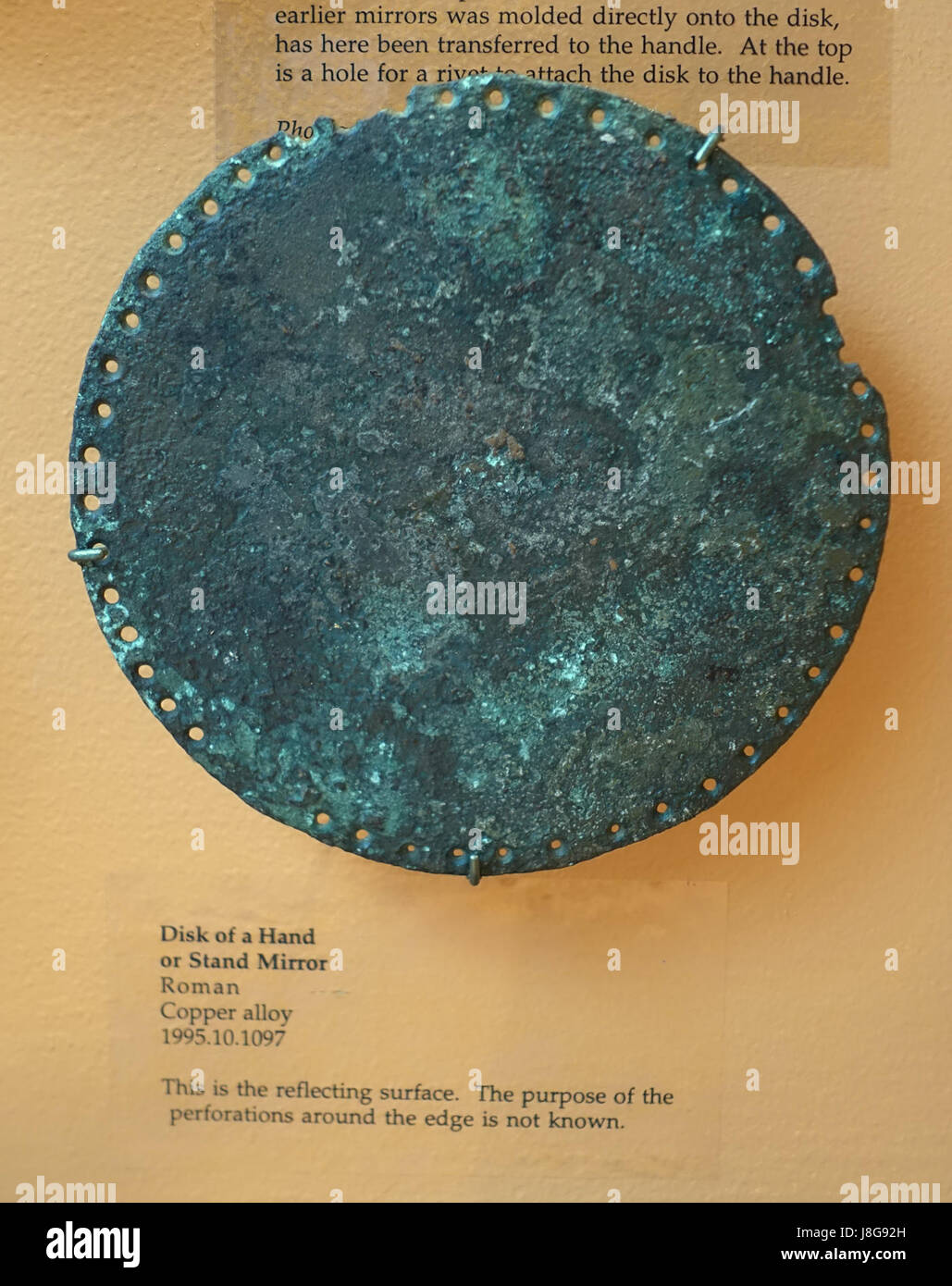 Disk hand stand mirror cyprus hi-res stock photography and images - Alamy