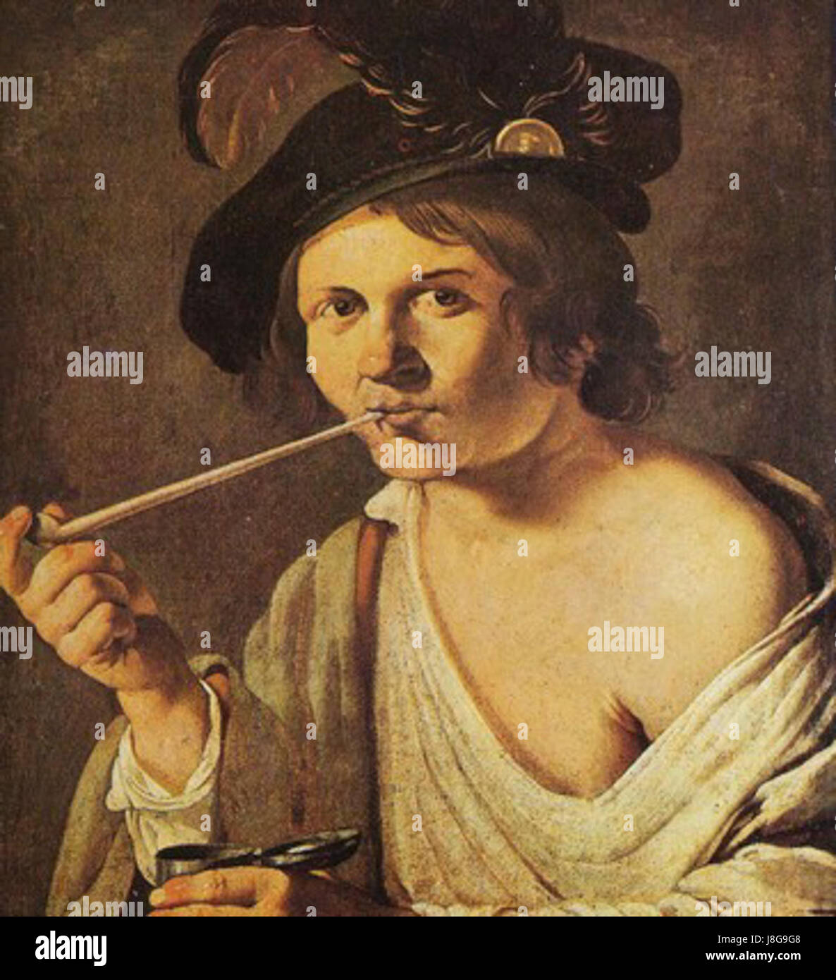 Domenico Gargiulo Presumed portrait of Masaniello Stock Photo - Alamy