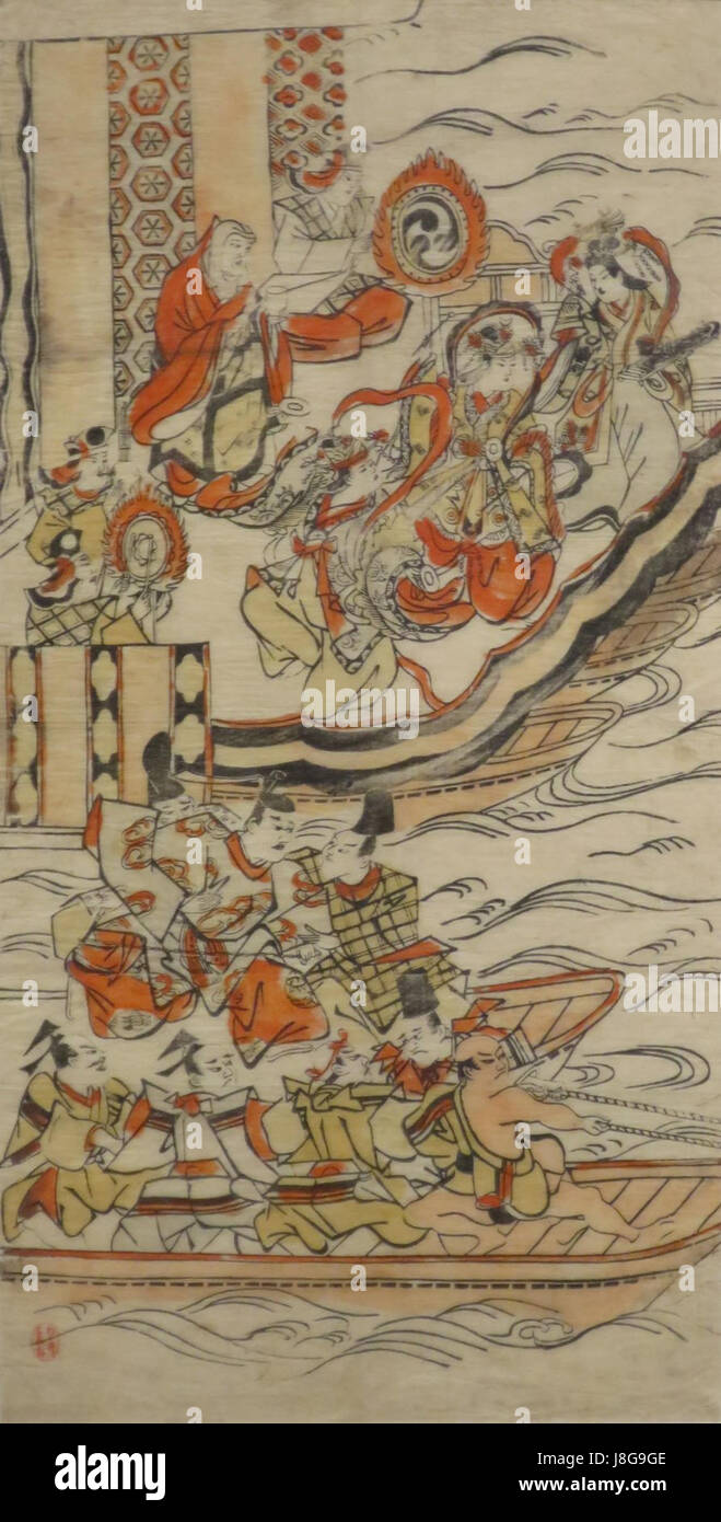 'The Story of the Jewel Theft' by Sugimura Jihei, Honolulu Museum of ...