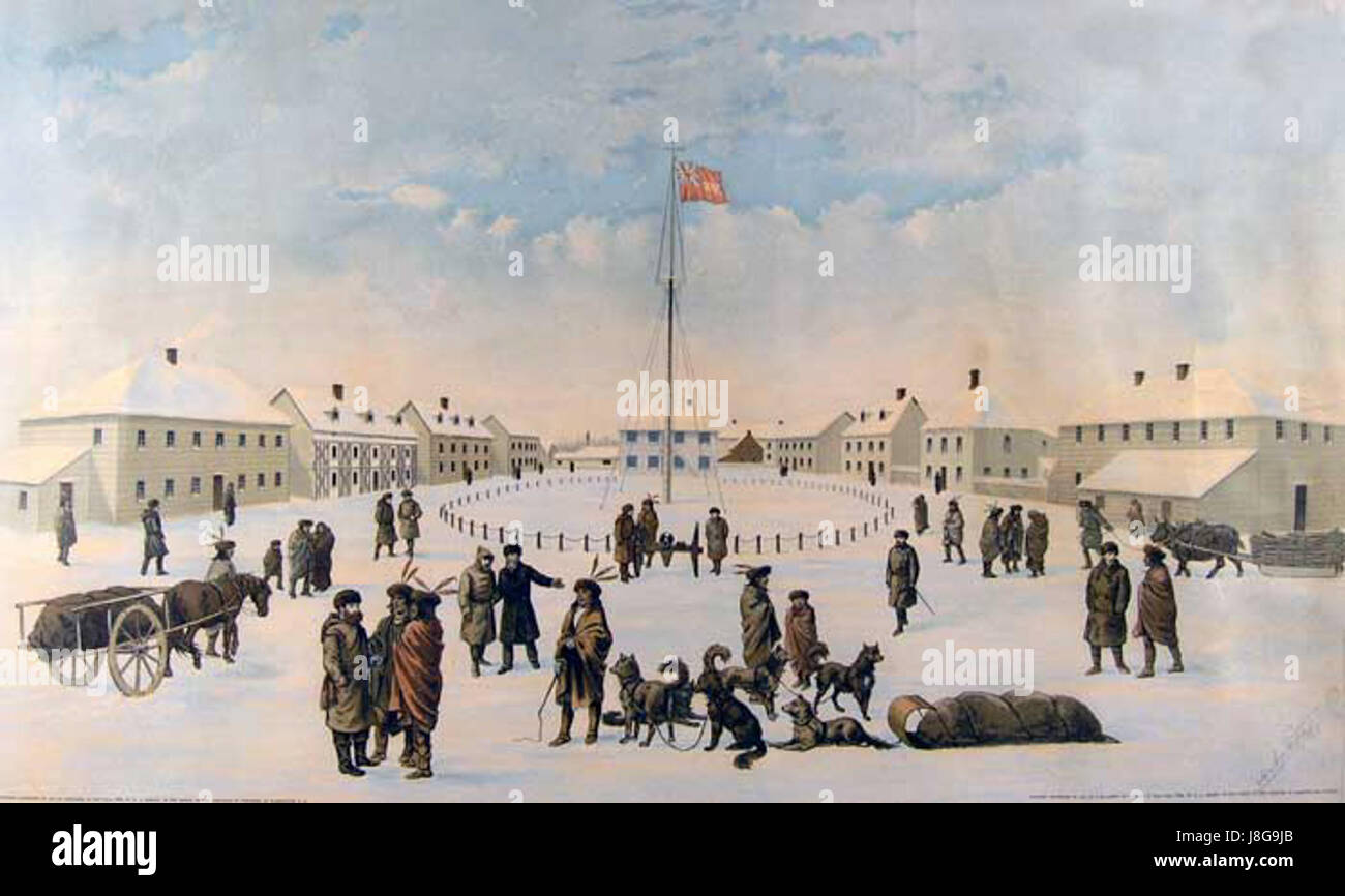 Fort Garry 1884 Stock Photo - Alamy