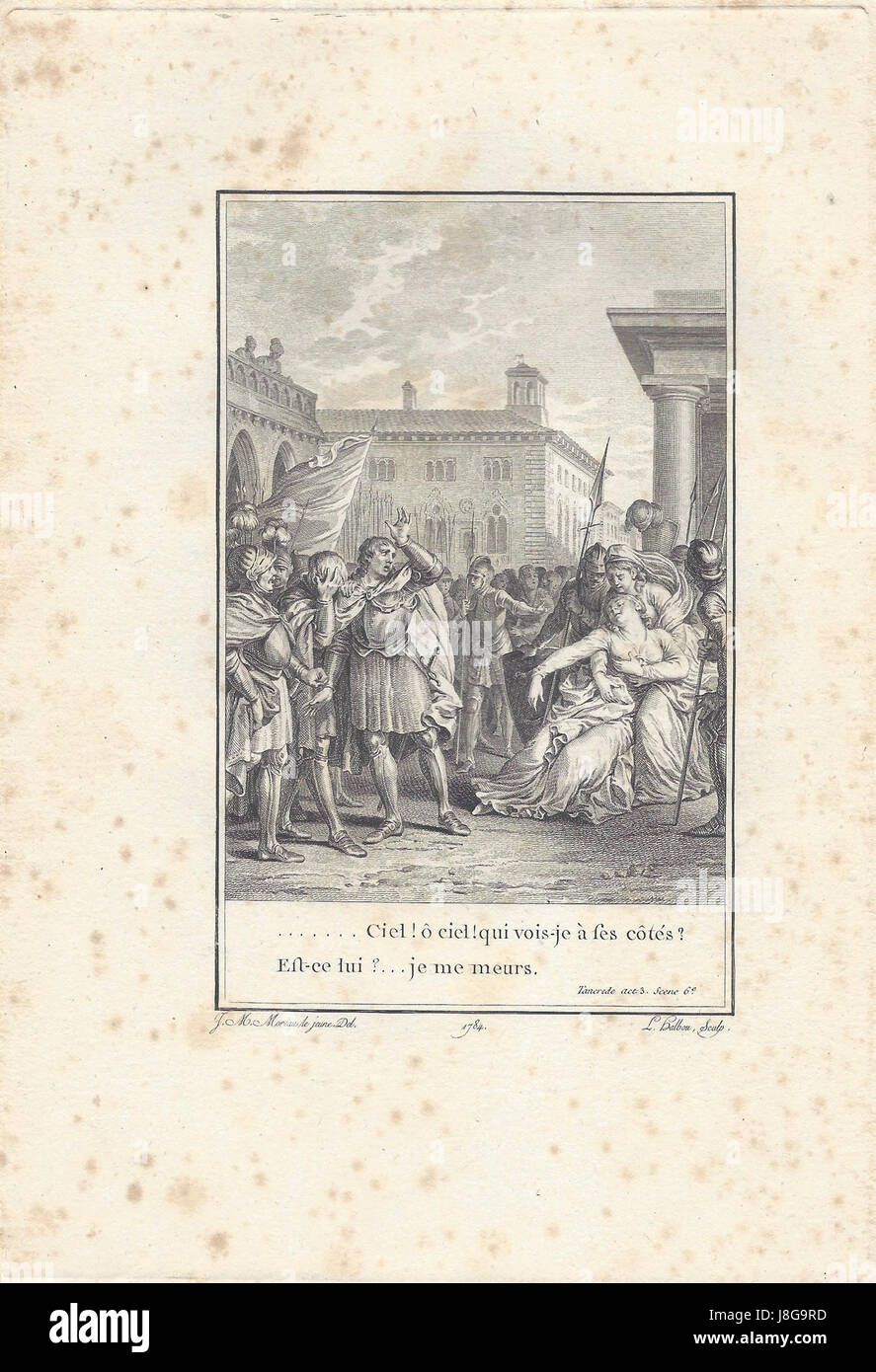 Moreau Voltaire Tancrede Stock Photo - Alamy