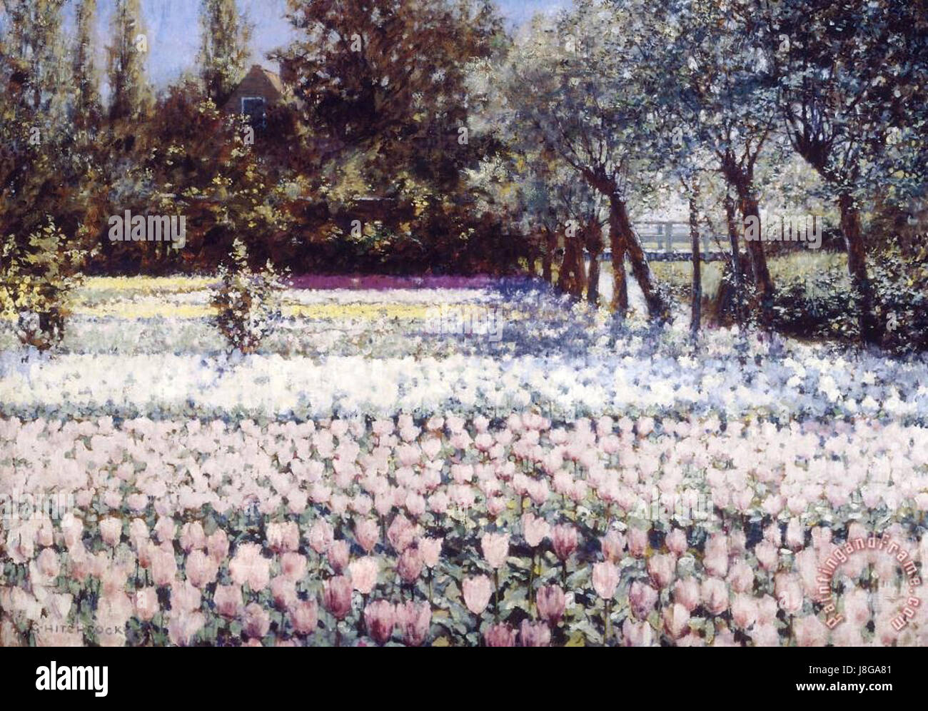 'Spring' by George Hitchcock is a painting that captures the essence of ...