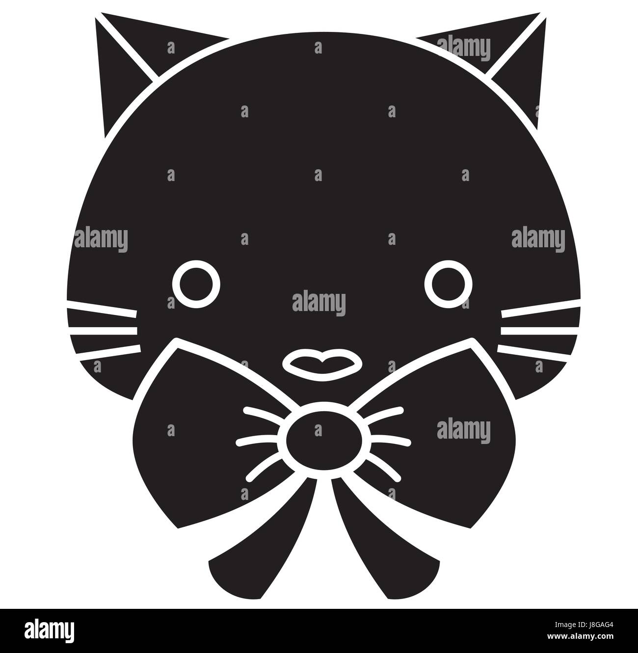 cute cat icon Stock Vector Image & Art - Alamy