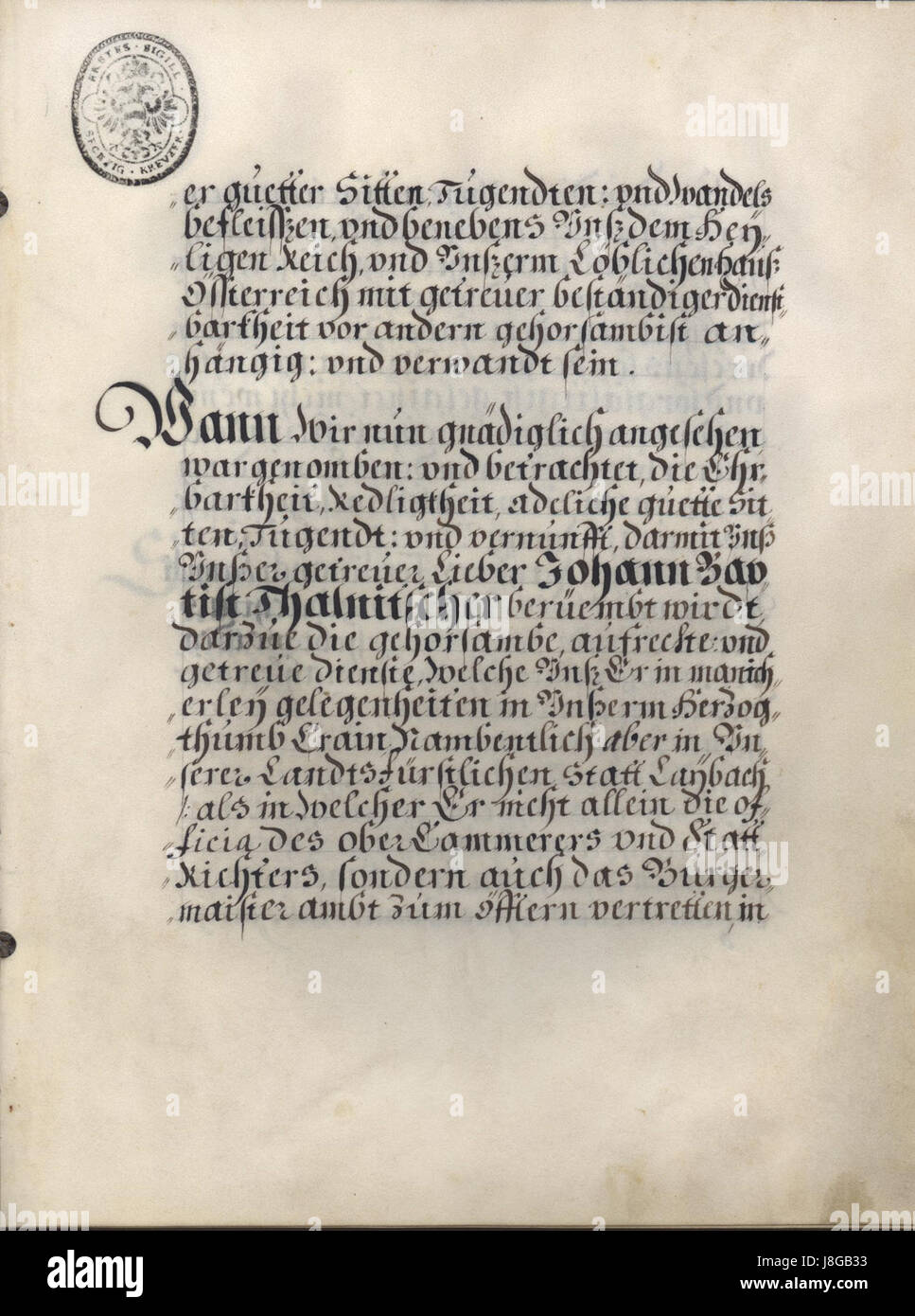 A historical reference to Leopold I, a Holy Roman Emperor, with ...