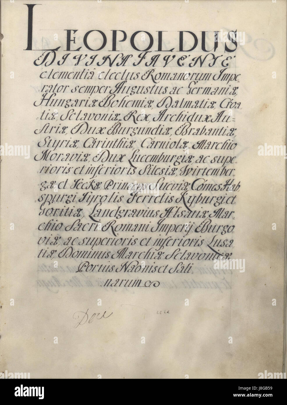 This reference pertains to Leopold I, Holy Roman Emperor, born in 1640 ...