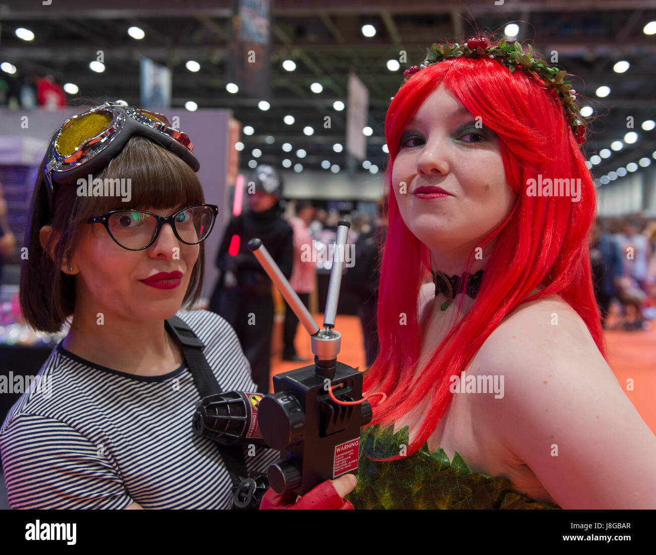 26th May 2017. The 2017 MCM London Comic Con at Excel exhibition centre ...
