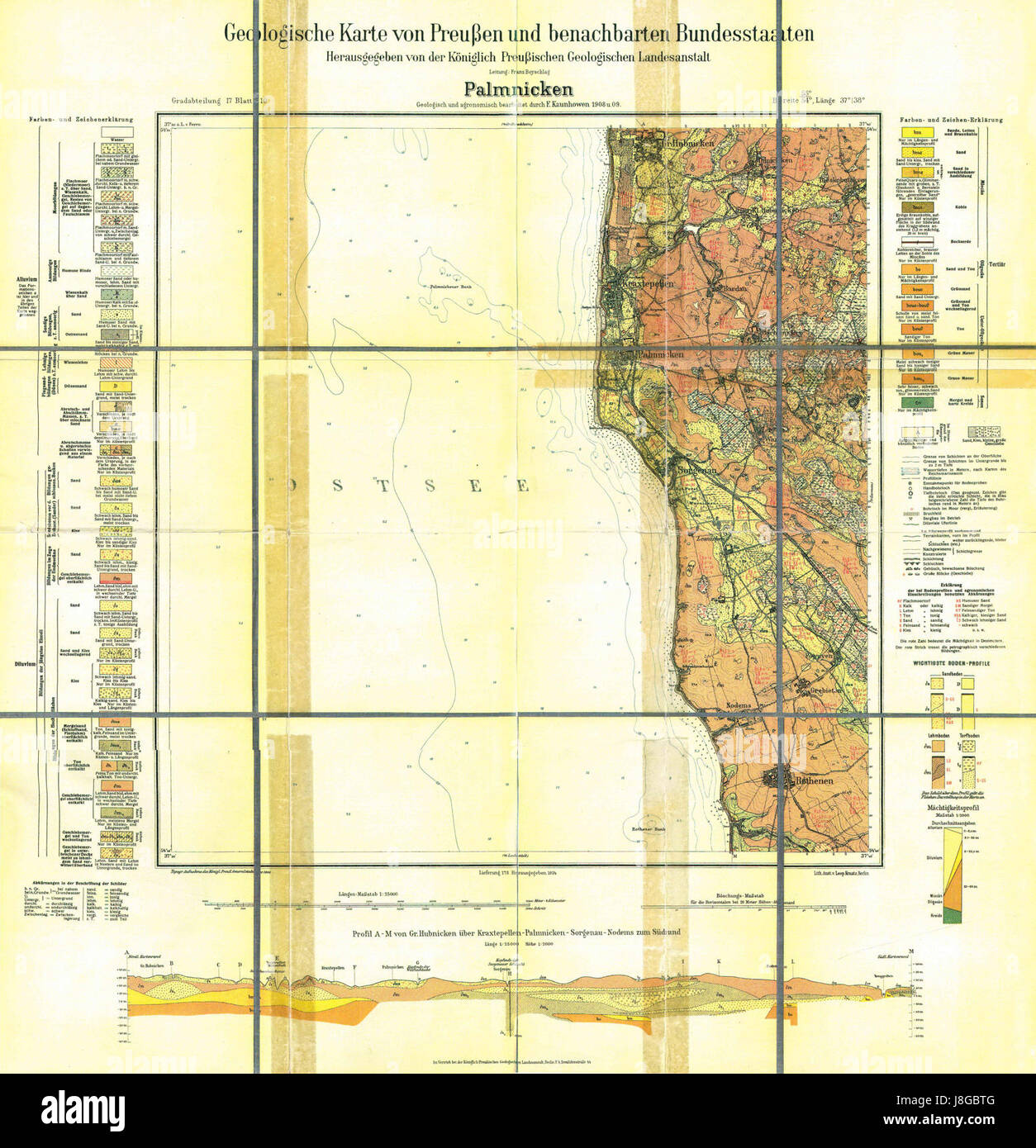 Old kaliningrad map hi-res stock photography and images - Alamy