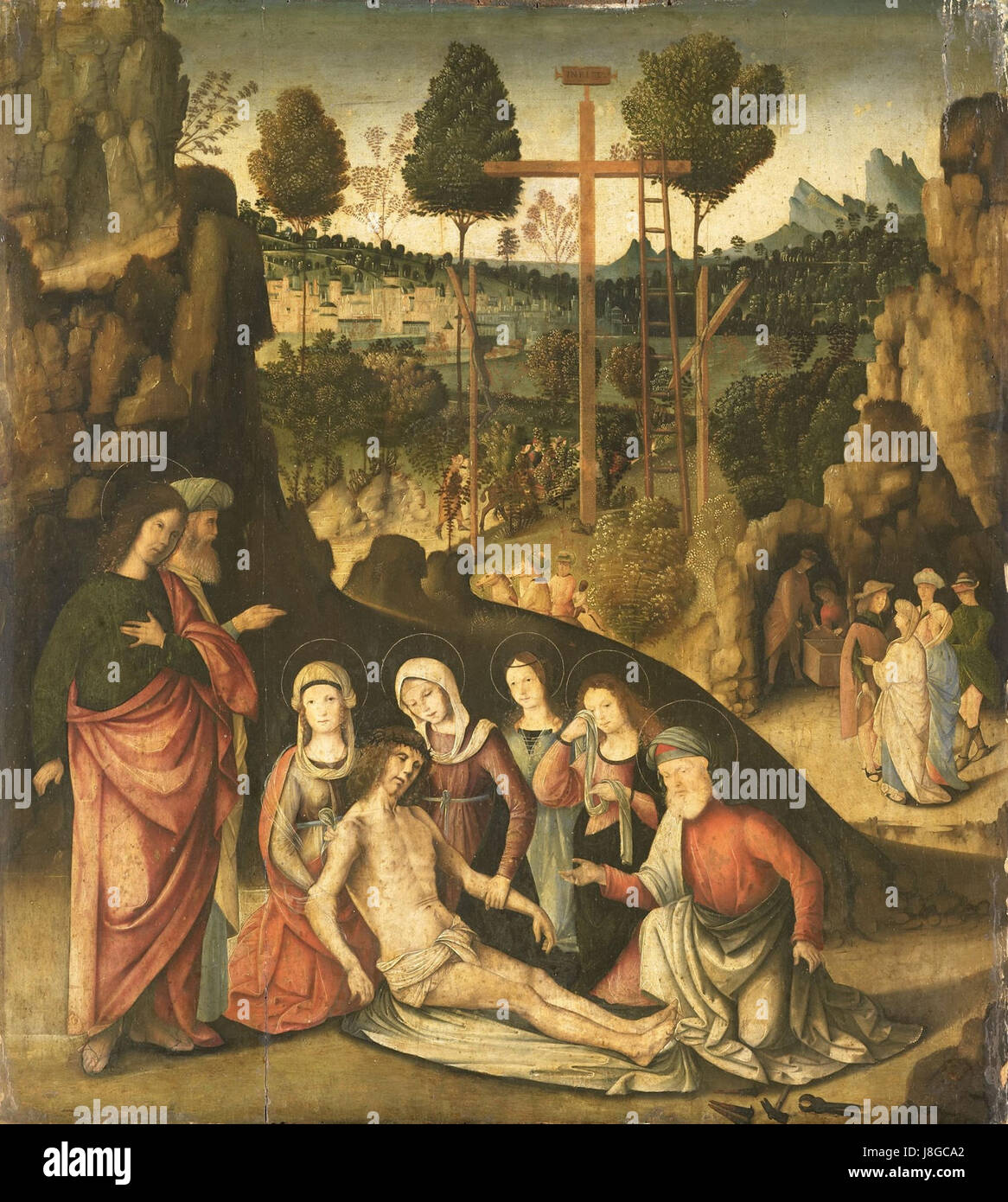 'Lamentation of Christ' by Bernardino Zaganelli depicts the sorrow and ...