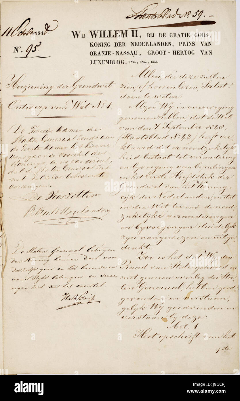 Grondwet High Resolution Stock Photography and Images - Alamy