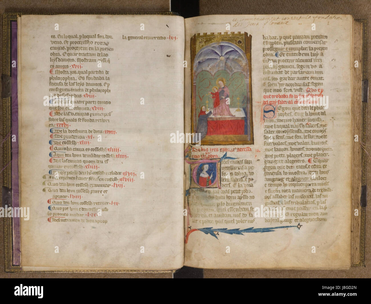 *Leys d'amors* is a medieval French manuscript containing a collection ...