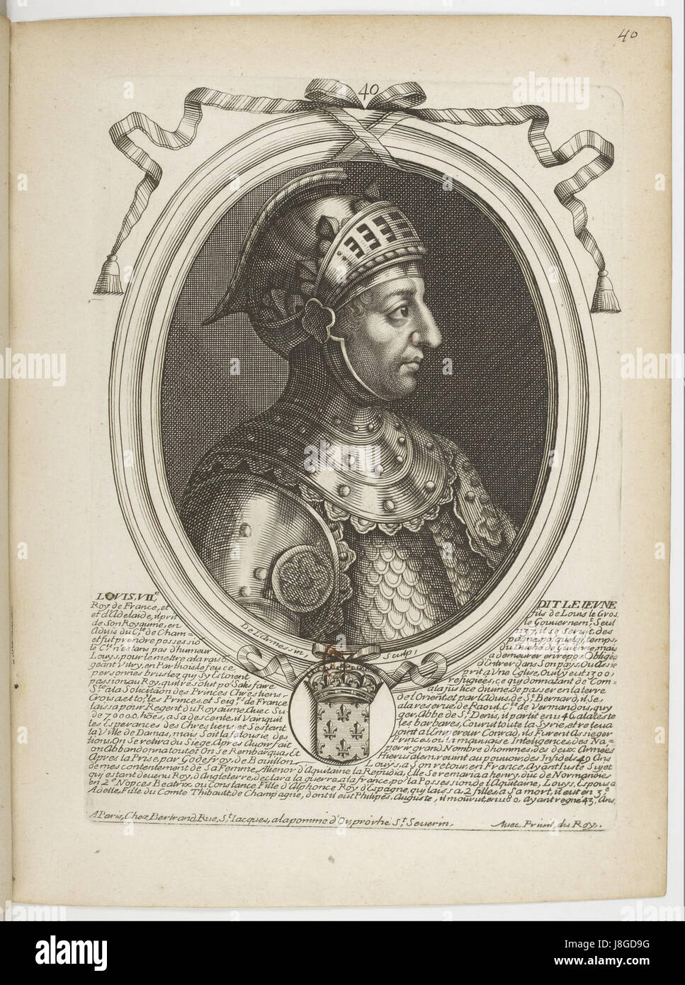Roi louis vii de france hi-res stock photography and images - Alamy