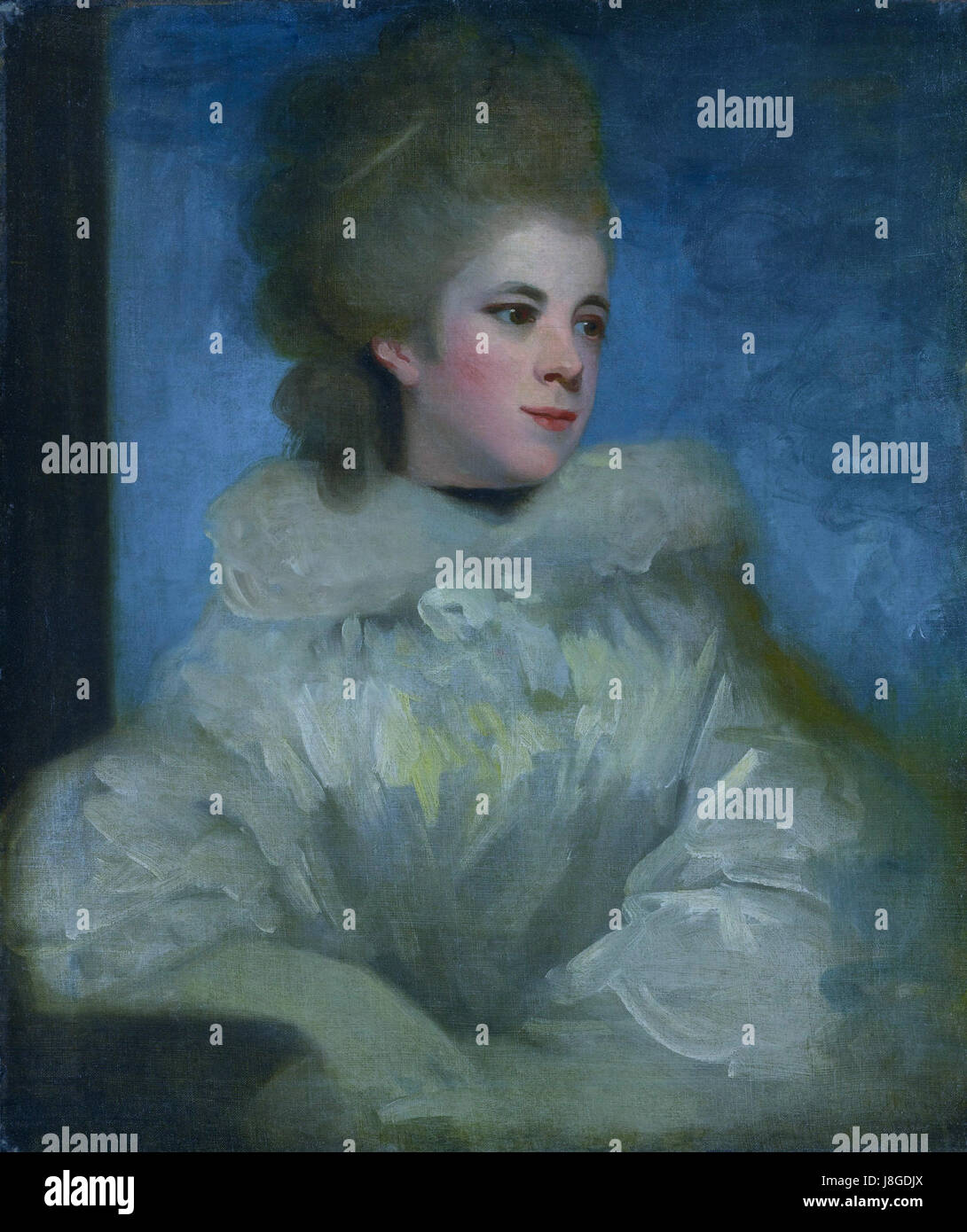 This portrait of Frances Abington, painted by Joshua Reynolds, captures ...