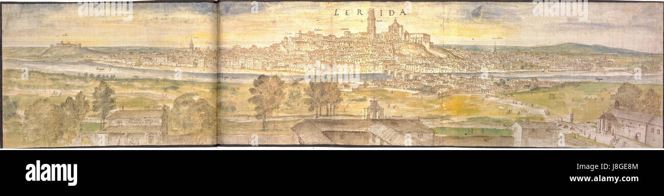 This historical work, 'Lleida el 1563', by Wygnaerde, likely refers to ...