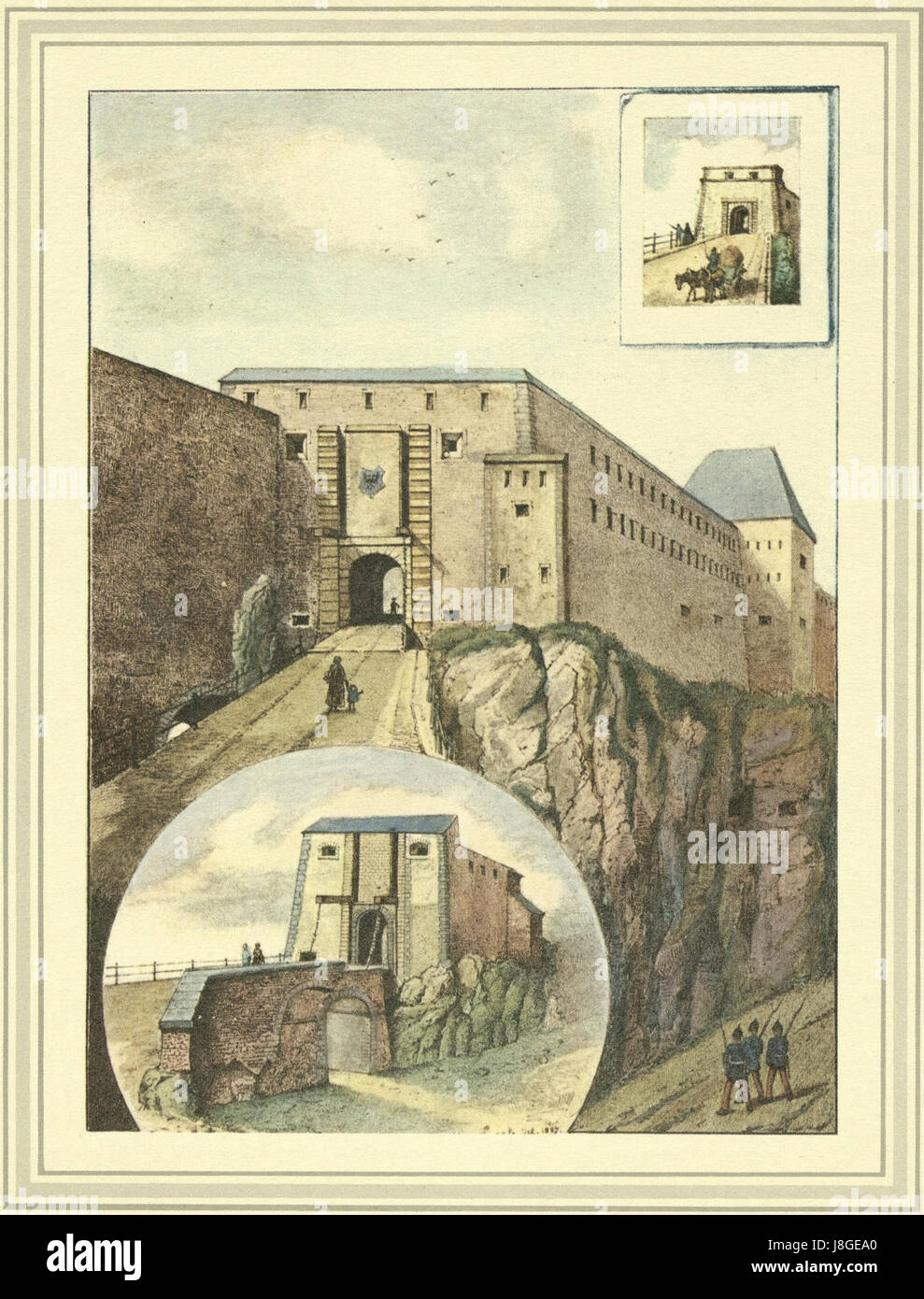 Michel Engels 13 Les portes du Bock Stock Photo - Alamy