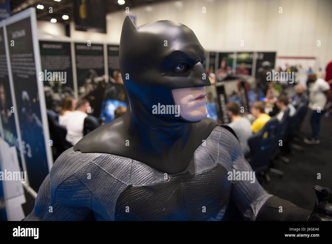 26th May 2017. The 2017 MCM London Comic Con at Excel exhibition centre ...